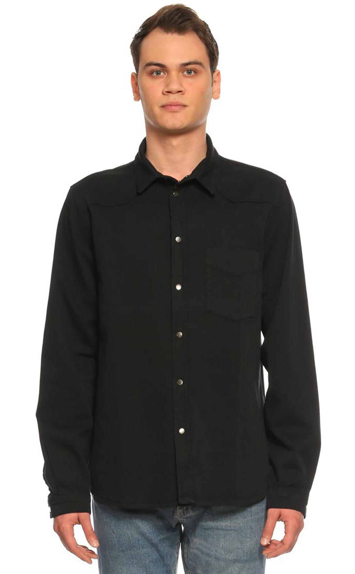 Barta Jeans-Barta Jeans Siyah T-Shirt