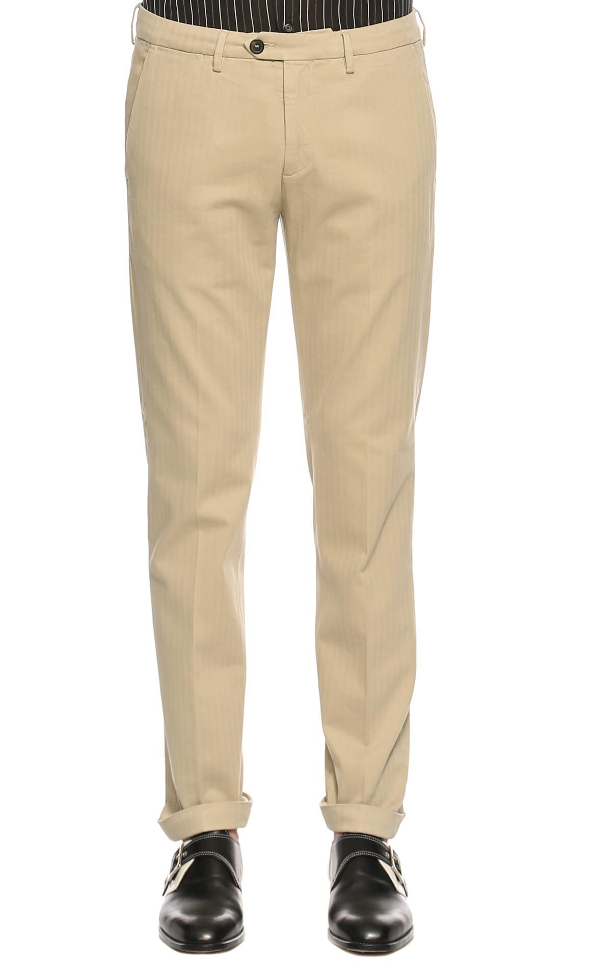 Seventy-Seventy Bej Pantolon