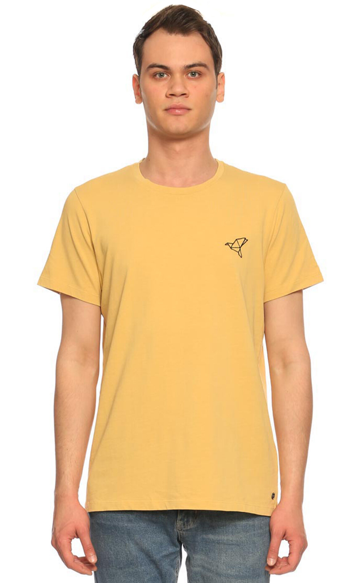 Barta Jeans-Barta Jeans Sarı T-Shirt