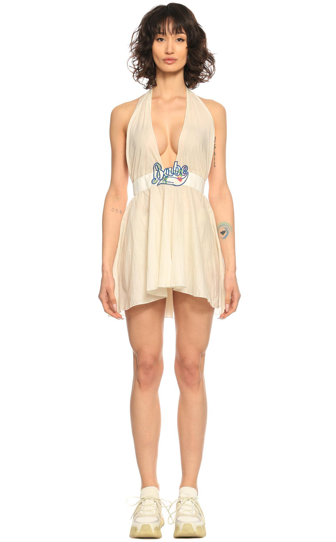 Fornarina Jeans-Fornarina Beyaz Elbise Fornarina Jeans-Fornarina Beyaz Elbise