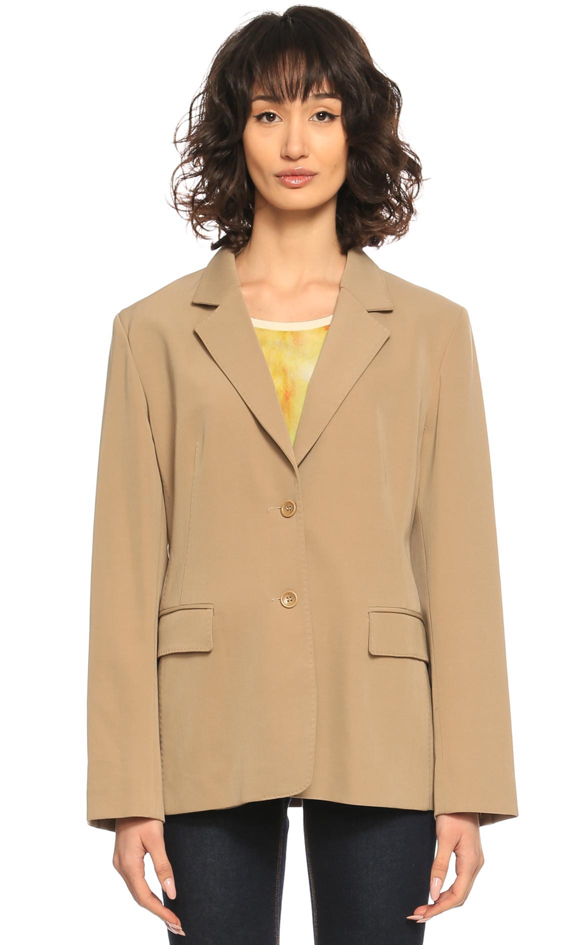 Gerard Darel-Gerard Darel Bej Ceket Gerard Darel-Gerard Darel Bej Ceket