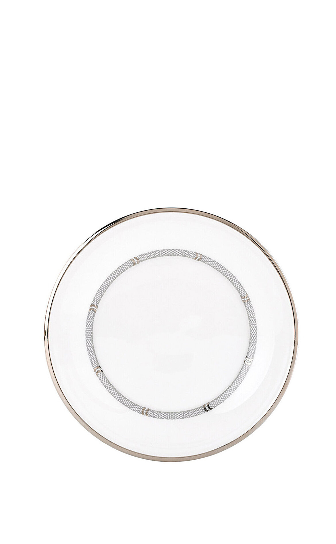 Lenox-Lenox Solitaire White Düz Tabak 23 cm
