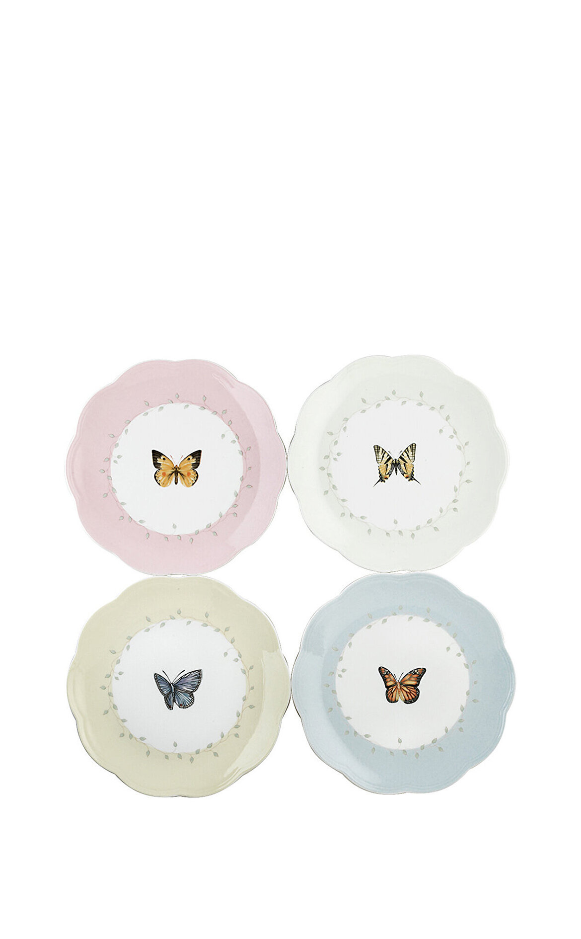 Lenox-Lenox Butterfly Düz Tabak 21 cm, 4'lü Set