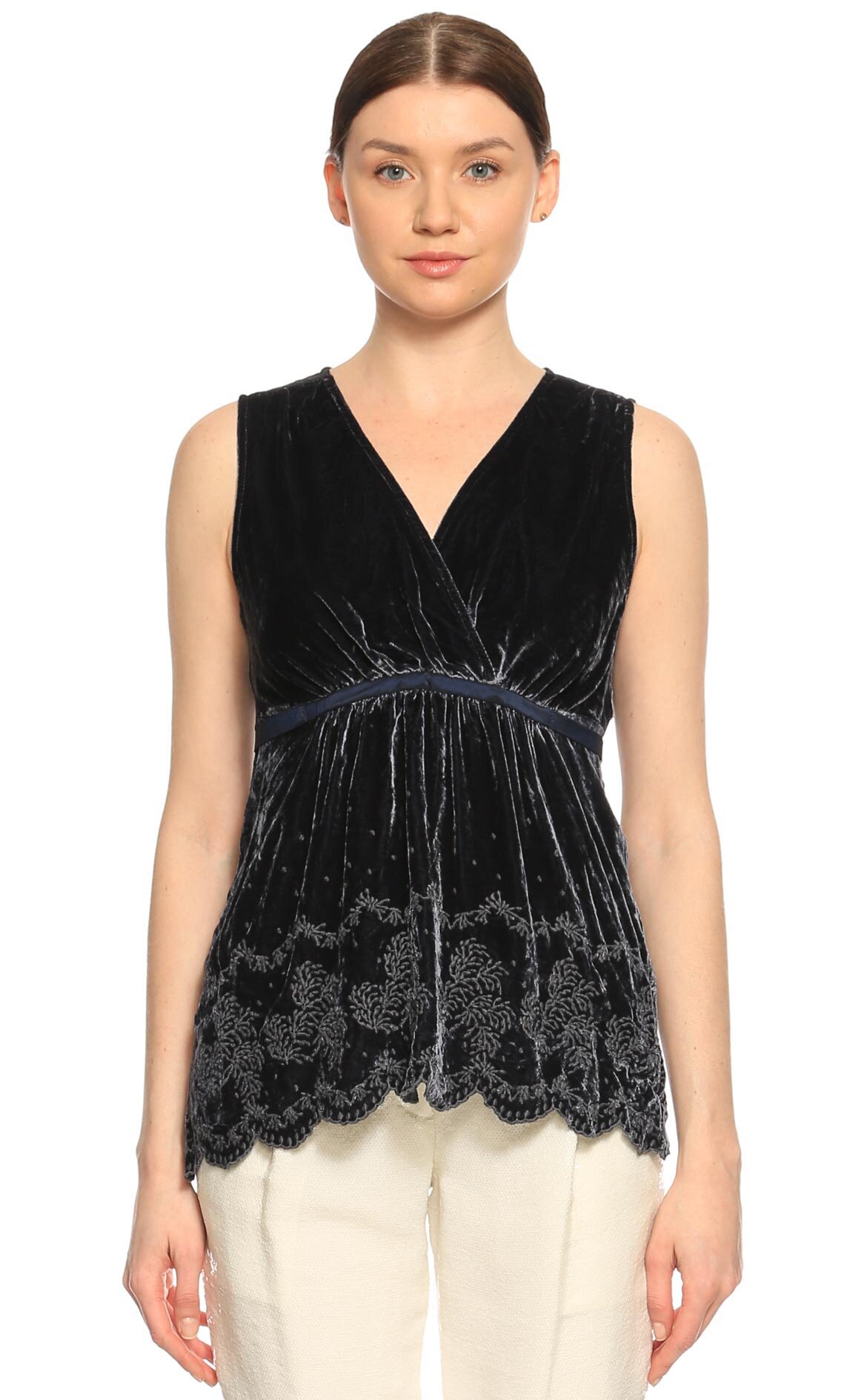 Gerard Darel-Gerard Darel Lacivert Bluz Gerard Darel-Gerard Darel Lacivert Bluz