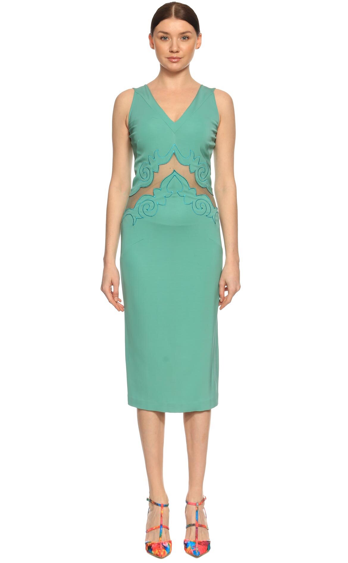 Zuhair Murad-Zuhair Murad Yeşil Elbise