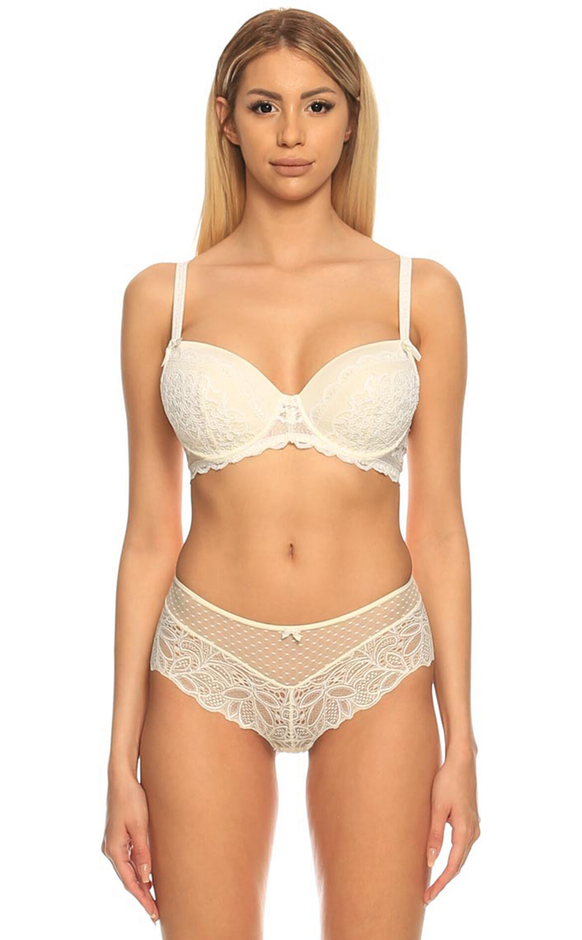 Parah-Parah Ekru Sütyen