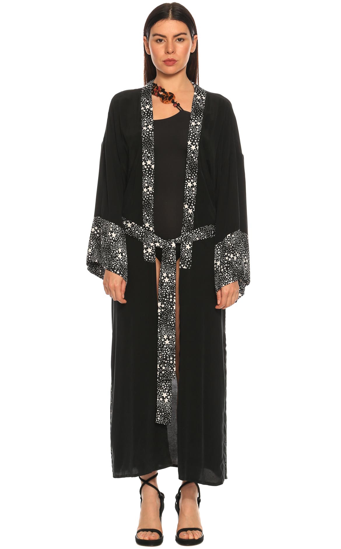 Linoya Artısan-Linoya Artisan Siyah Kaftan Linoya Artısan-Linoya Artisan Siyah Kaftan