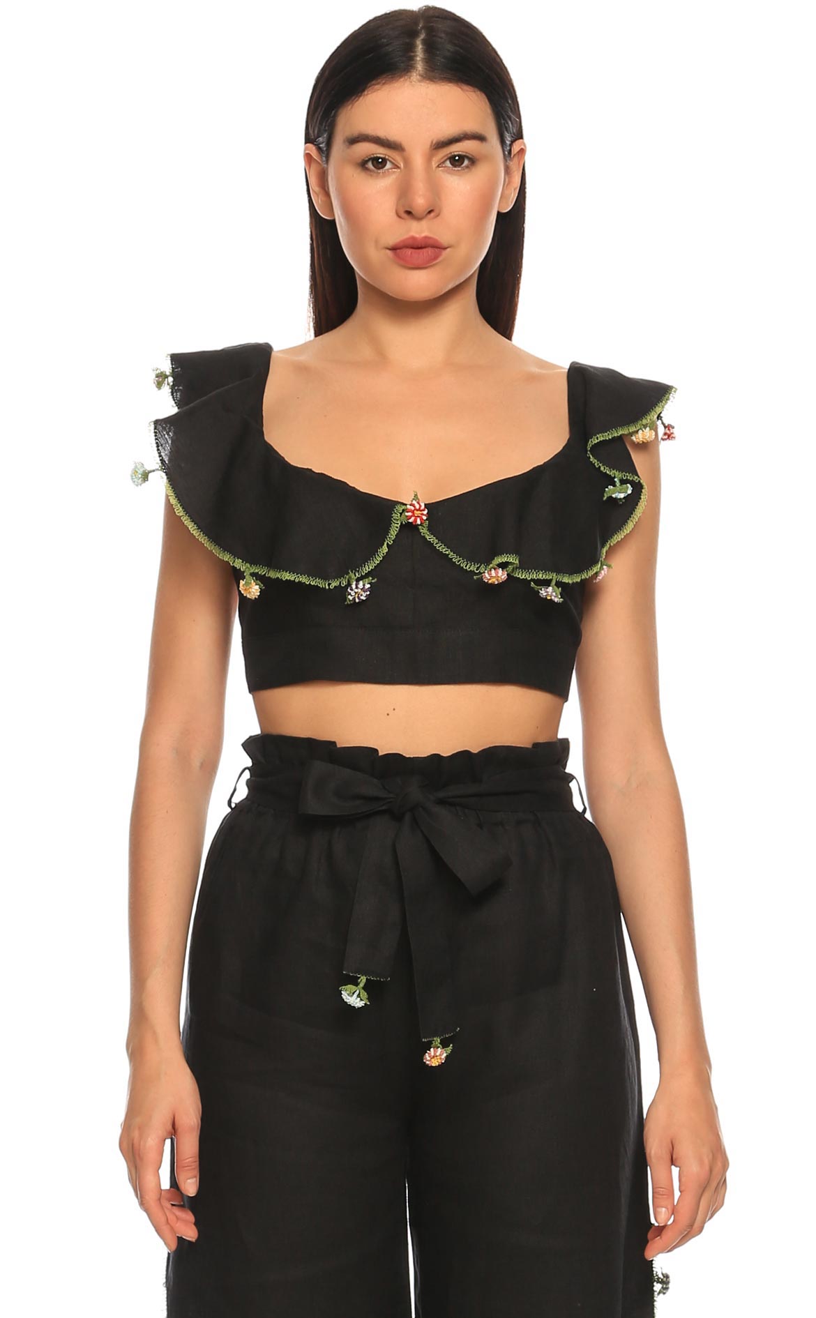 Linoya Artısan-Linoya Artısan Crop Top Linoya Artısan-Linoya Artısan Crop Top