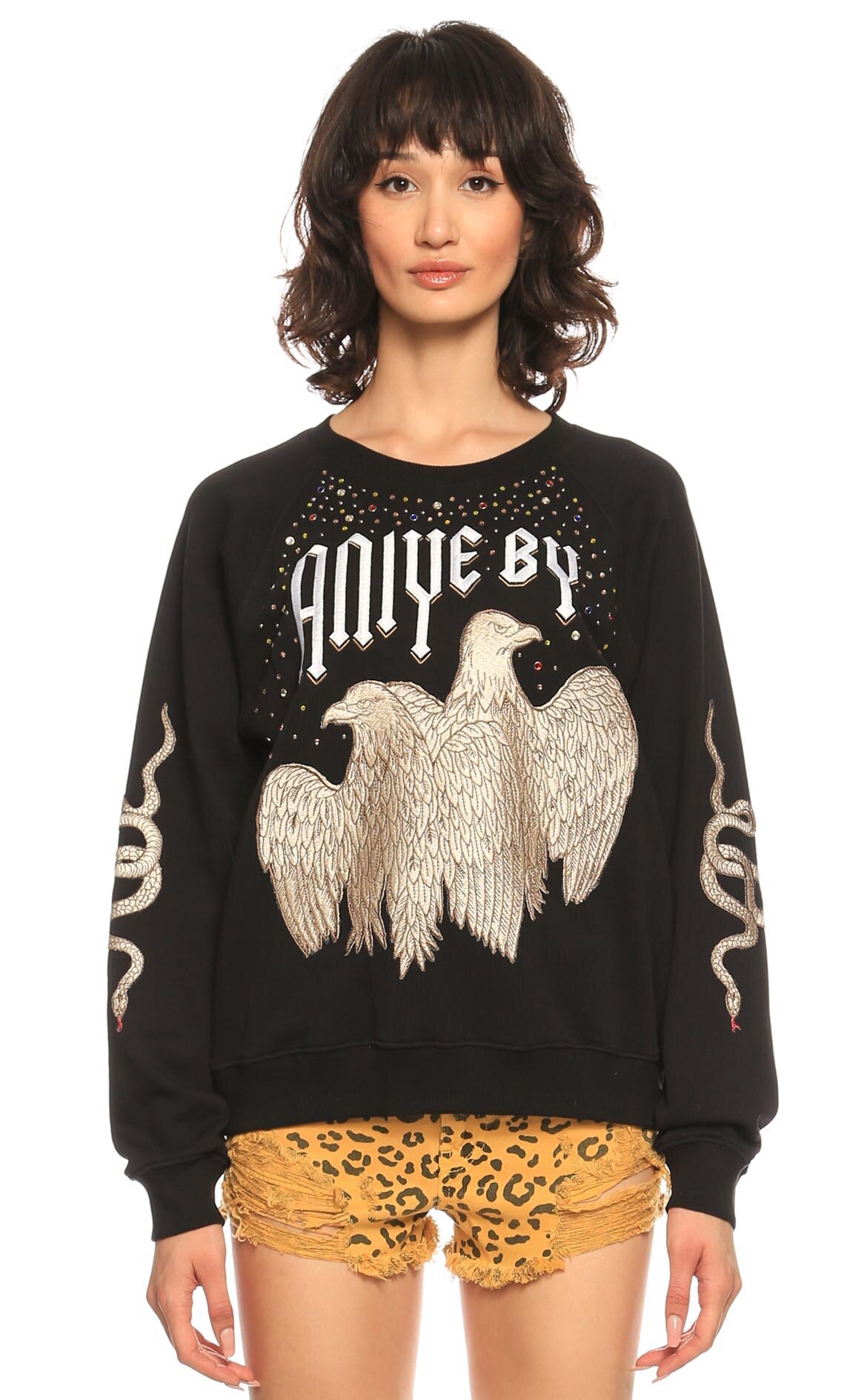 Aniye By-Aniye By Siyah Sweatshirt