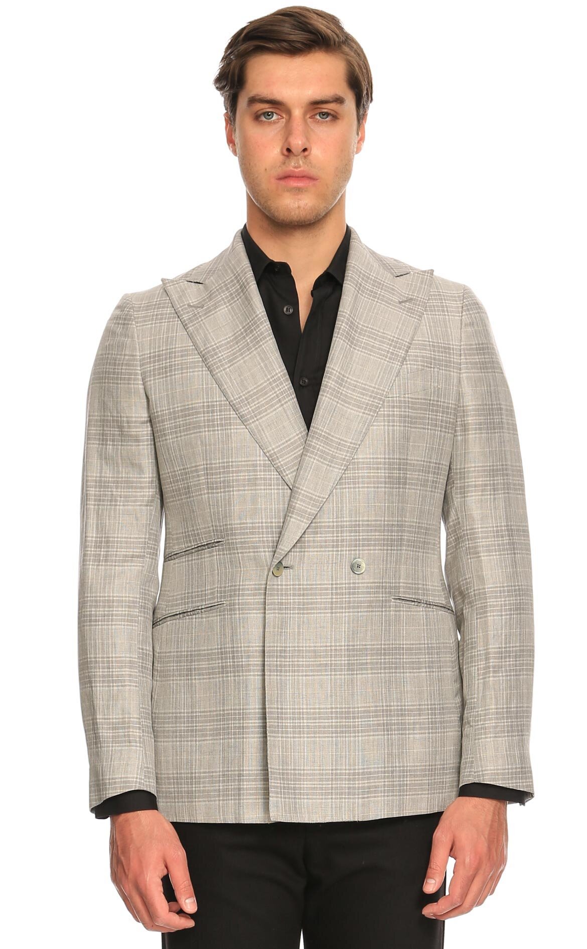 Boglioli-Boglioli Gri Ceket