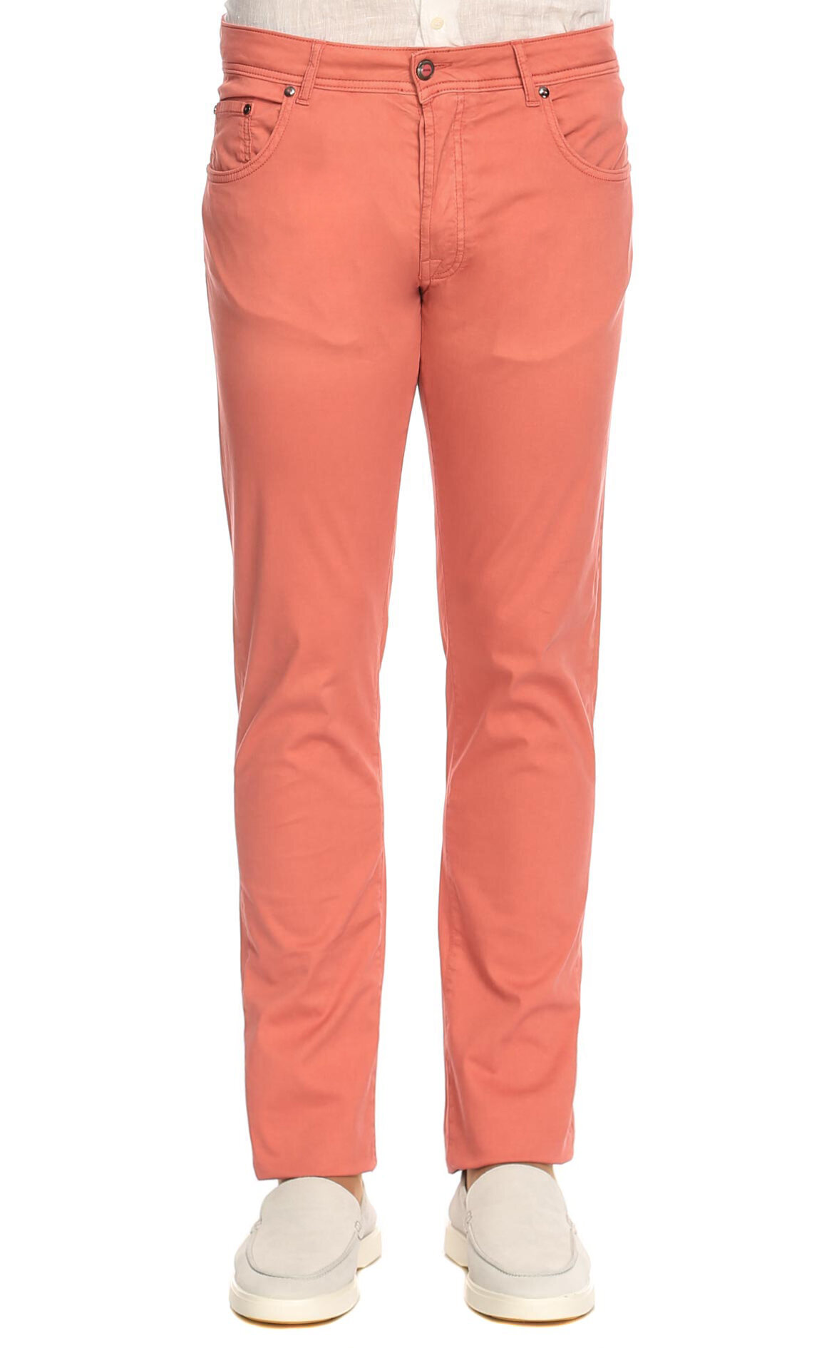 Cesare Attolini-Cesare Attolini Kırmızı Denim Pantolon Cesare Attolini-Cesare Attolini Kırmızı Denim Pantolon