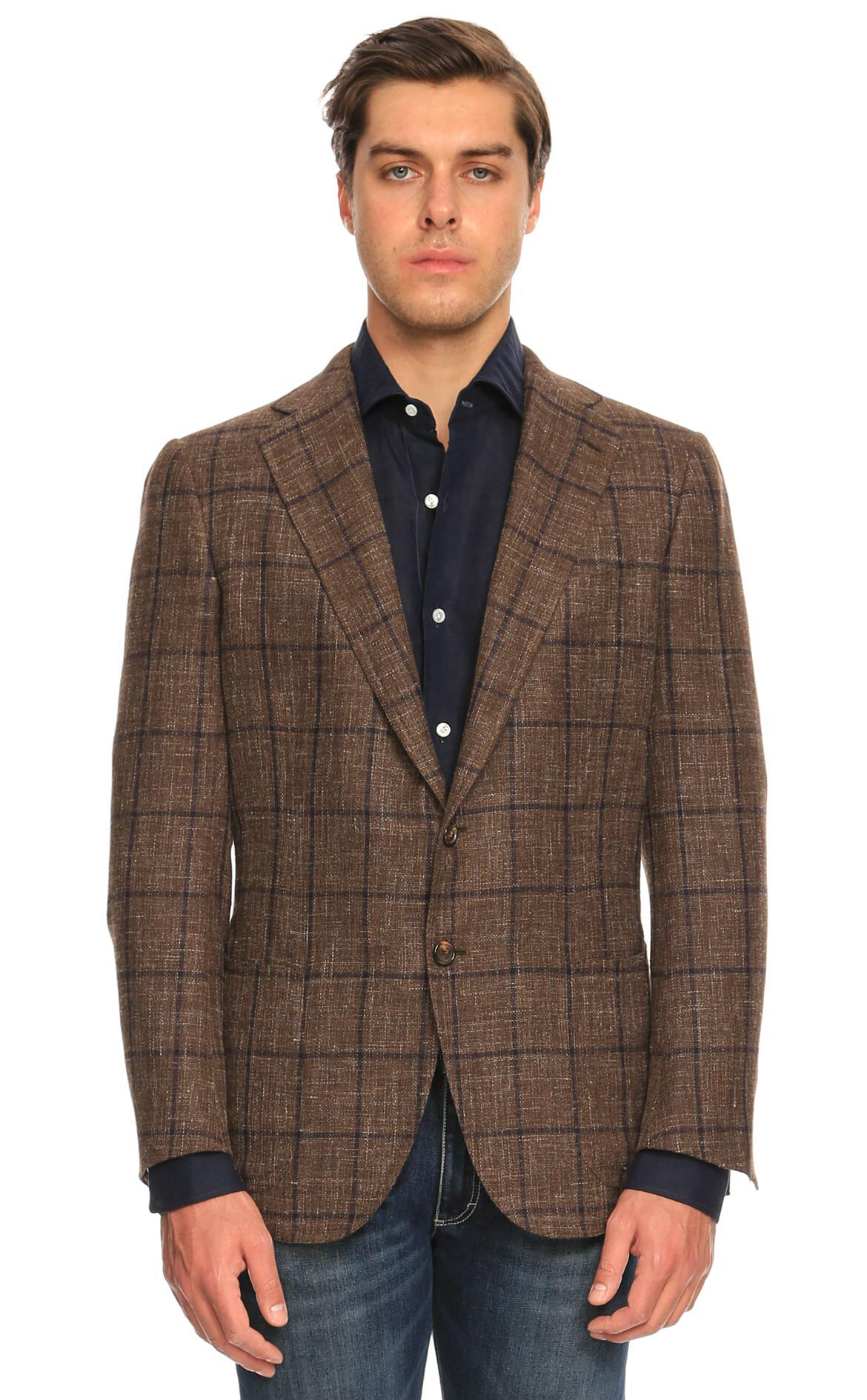 Cesare Attolini-Cesare Attolini Kahverengi Ceket Cesare Attolini-Cesare Attolini Kahverengi Ceket