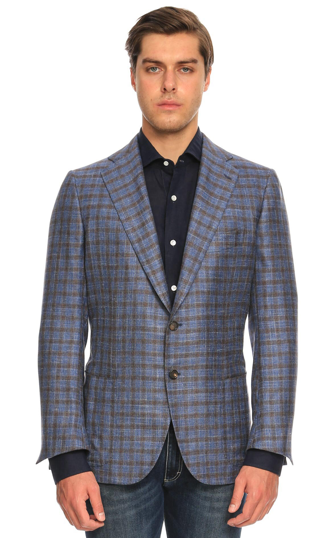 Cesare Attolini-Cesare Attolini Mavi Ceket Cesare Attolini-Cesare Attolini Mavi Ceket