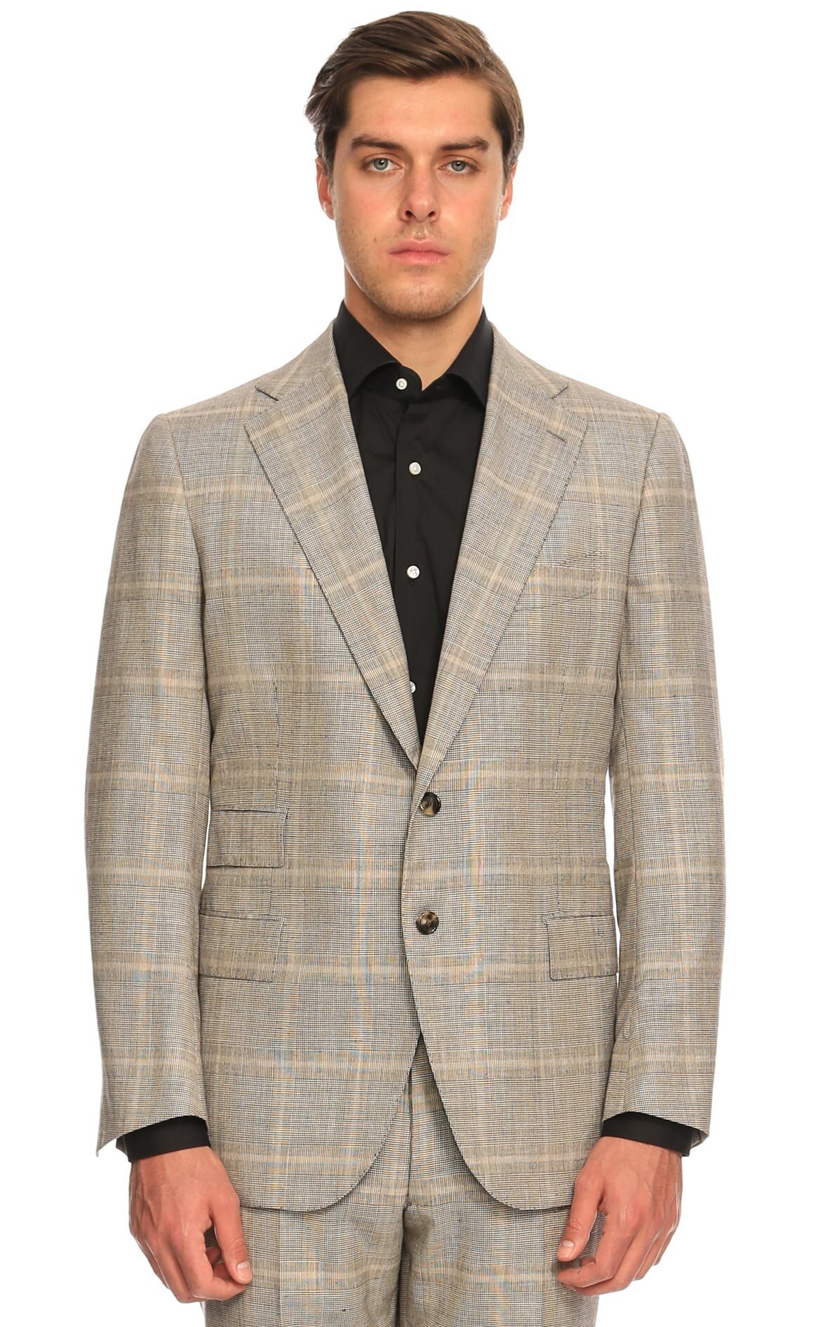 Cesare Attolini-Cesare Attolini Bej Takım Elbise Cesare Attolini-Cesare Attolini Bej Takım Elbise