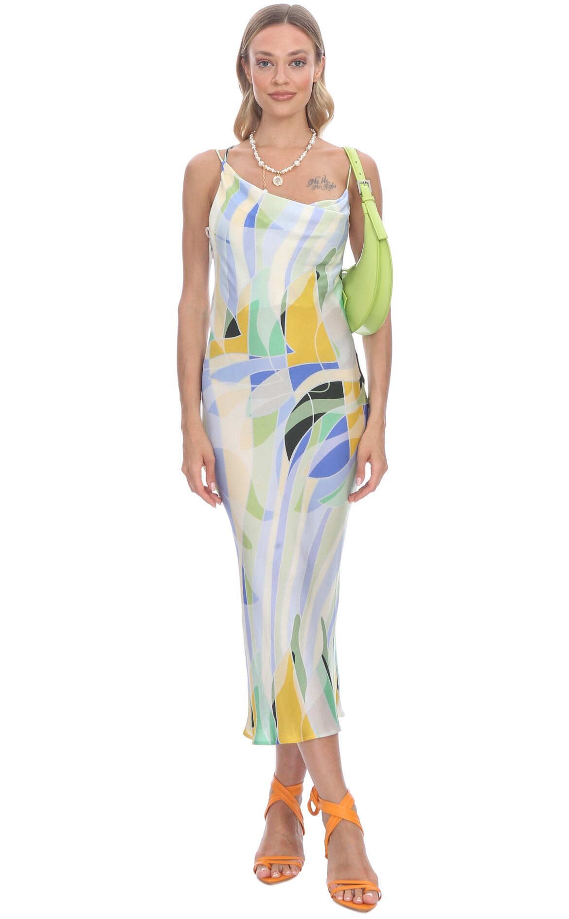 Hip&Happen-Hip& Happen Çok Renkli Elbise