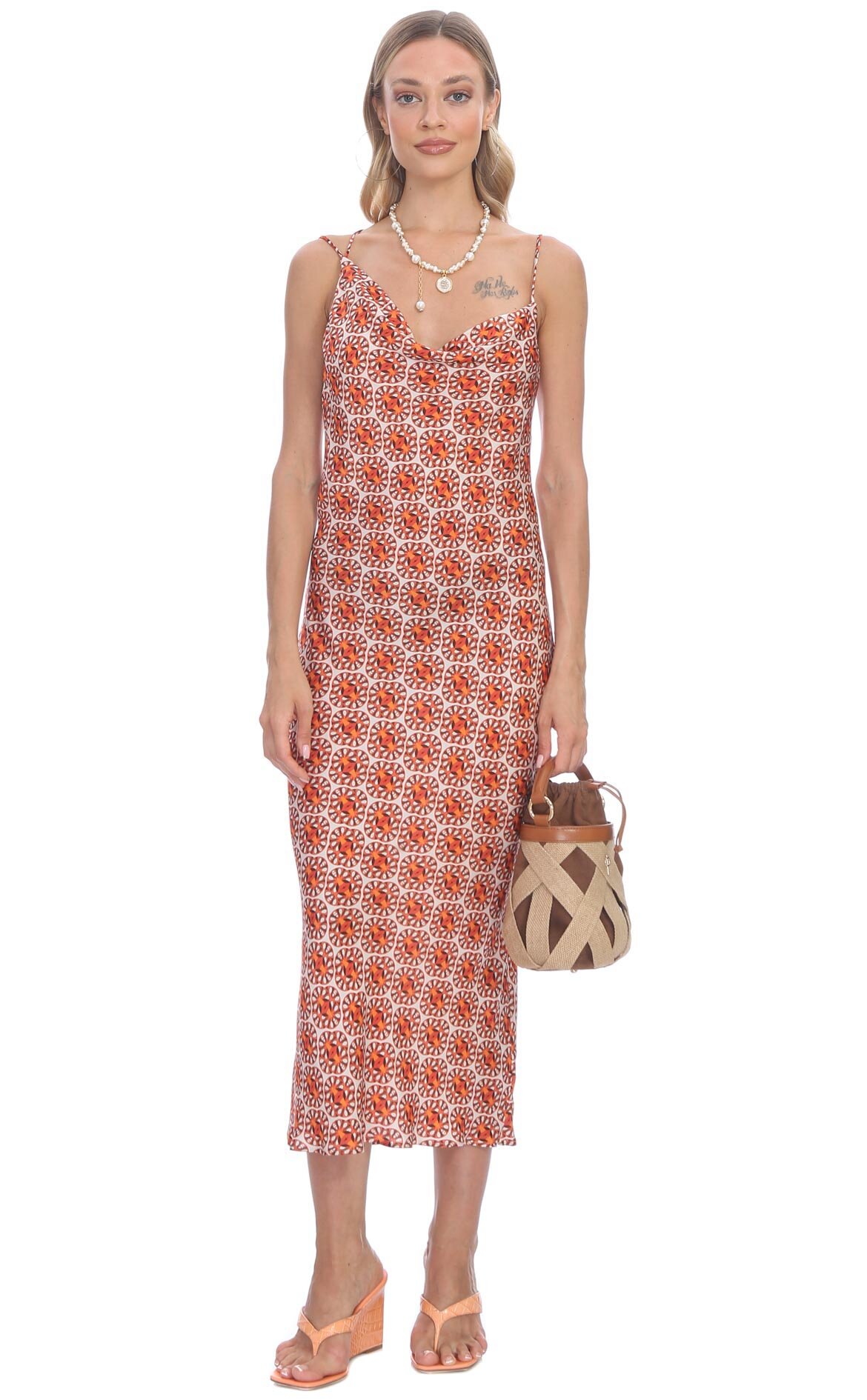 Hip&Happen-Hip& Happen Çok Renkli Elbise