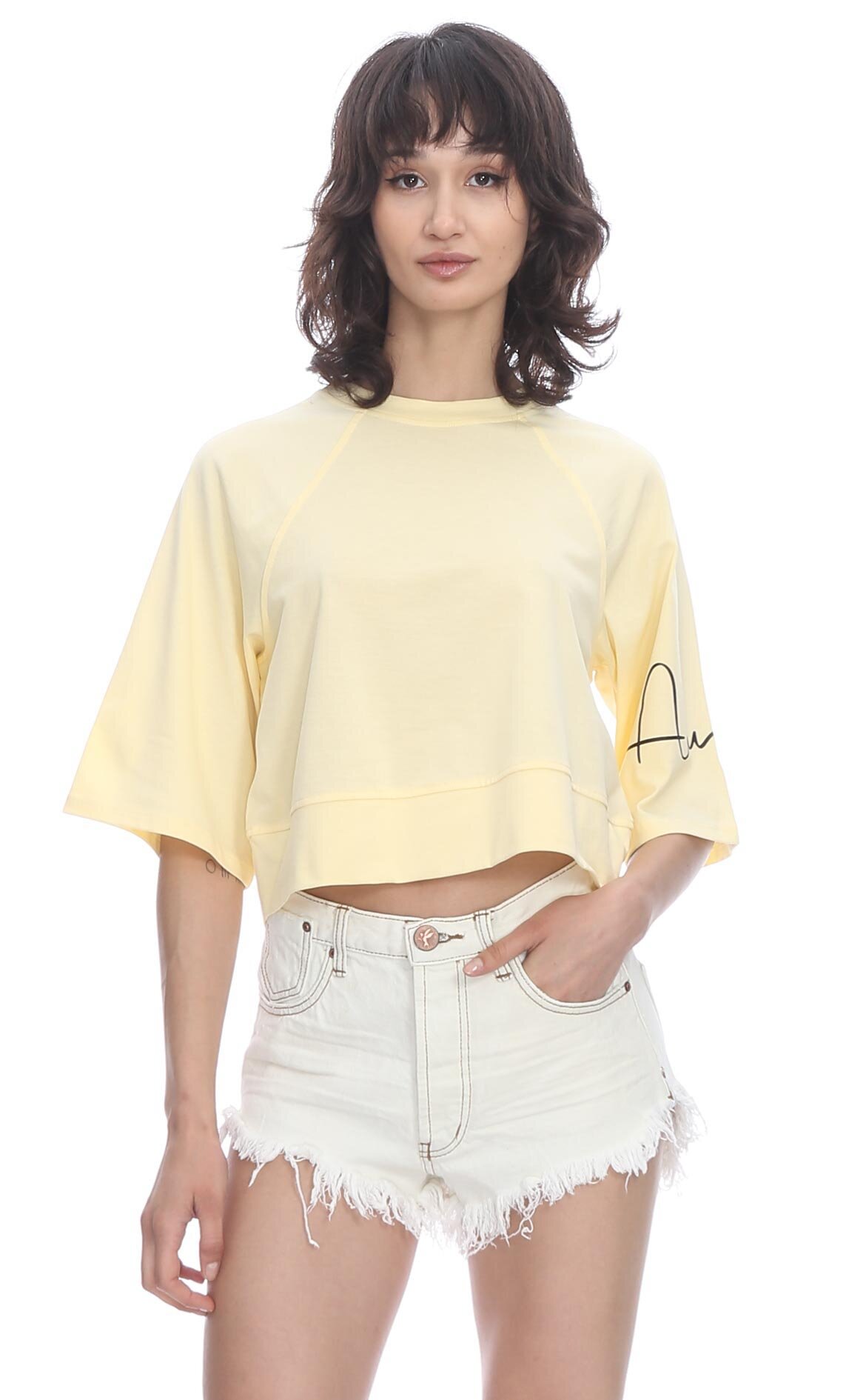 Auric-Auric Sarı T-shirt