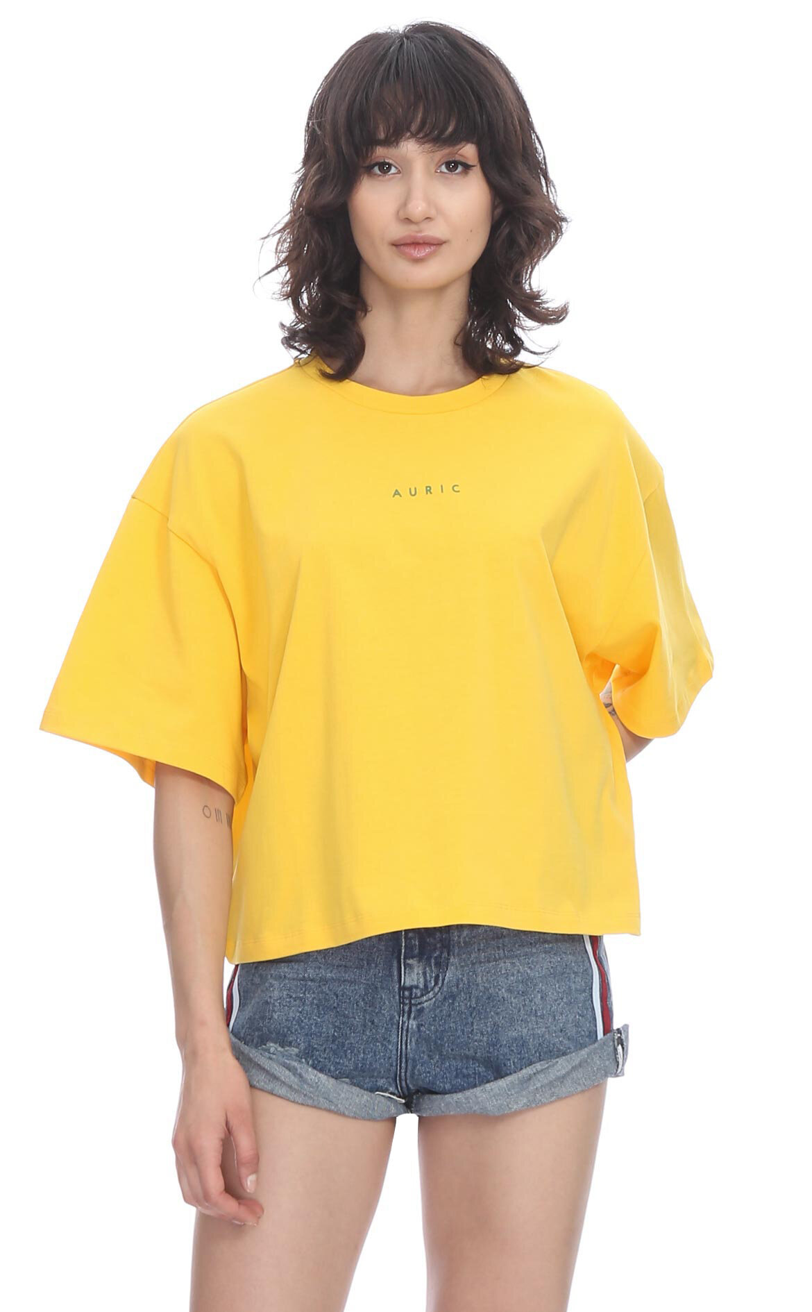 Auric-Auric Sarı T-shirt
