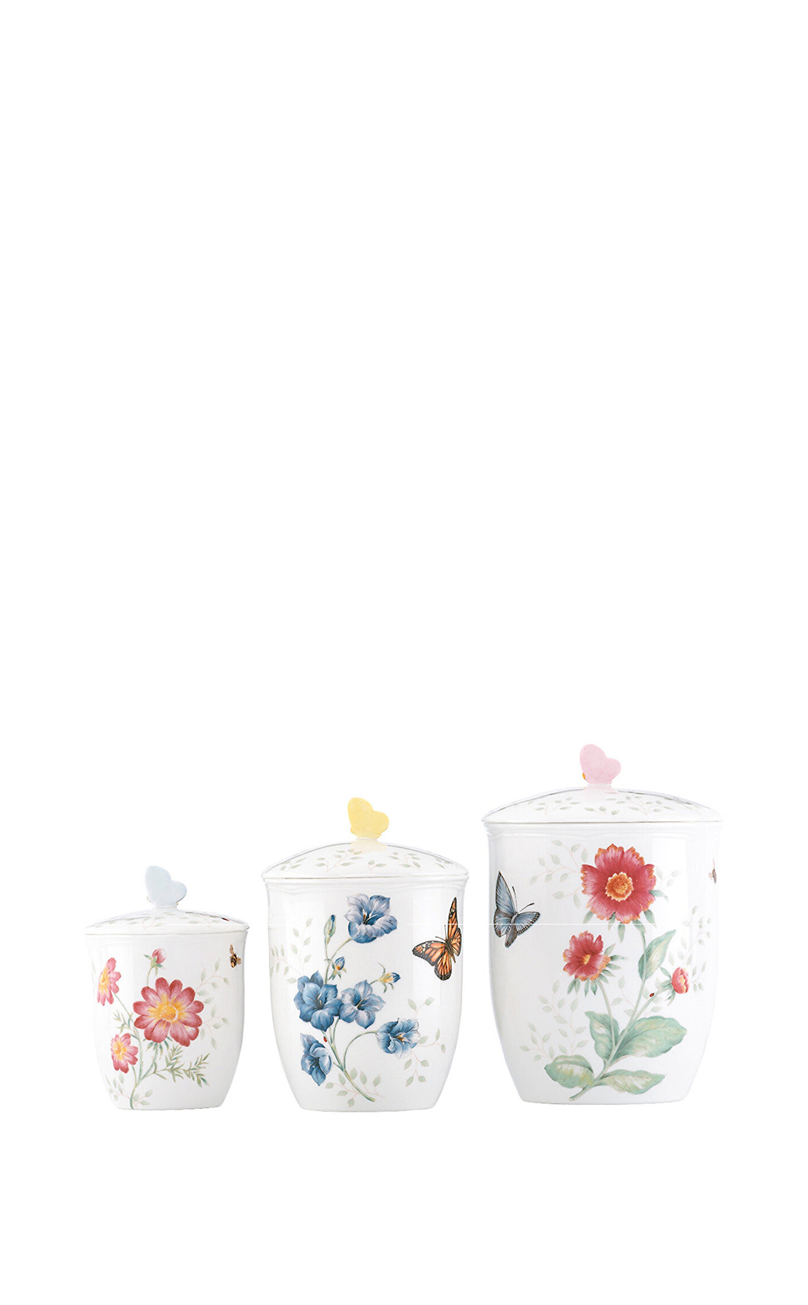Lenox-Lenox Butterfly Kavanoz, 3'lü Set Lenox-Lenox Butterfly Kavanoz, 3'lü Set