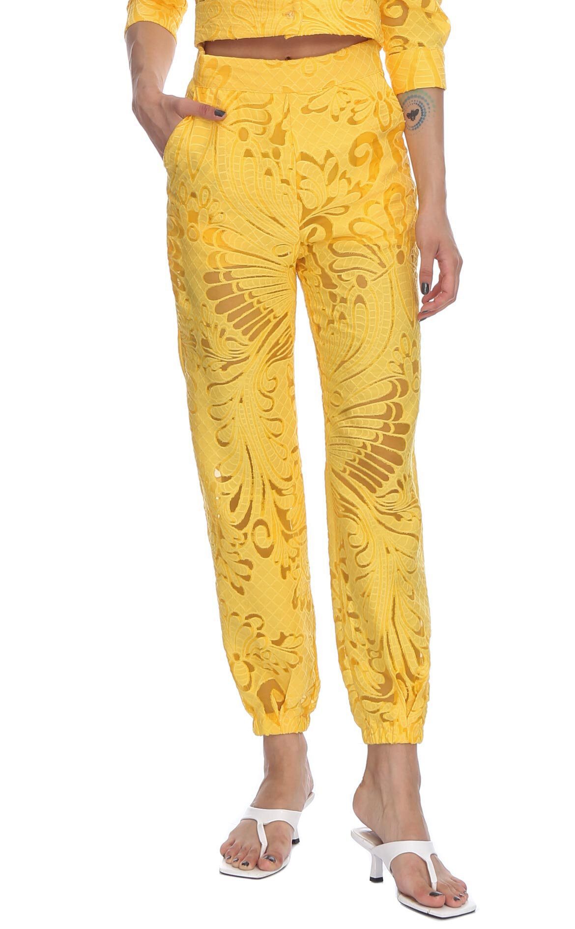 Atolye No6-Atölye No6 Sarı Pantolon