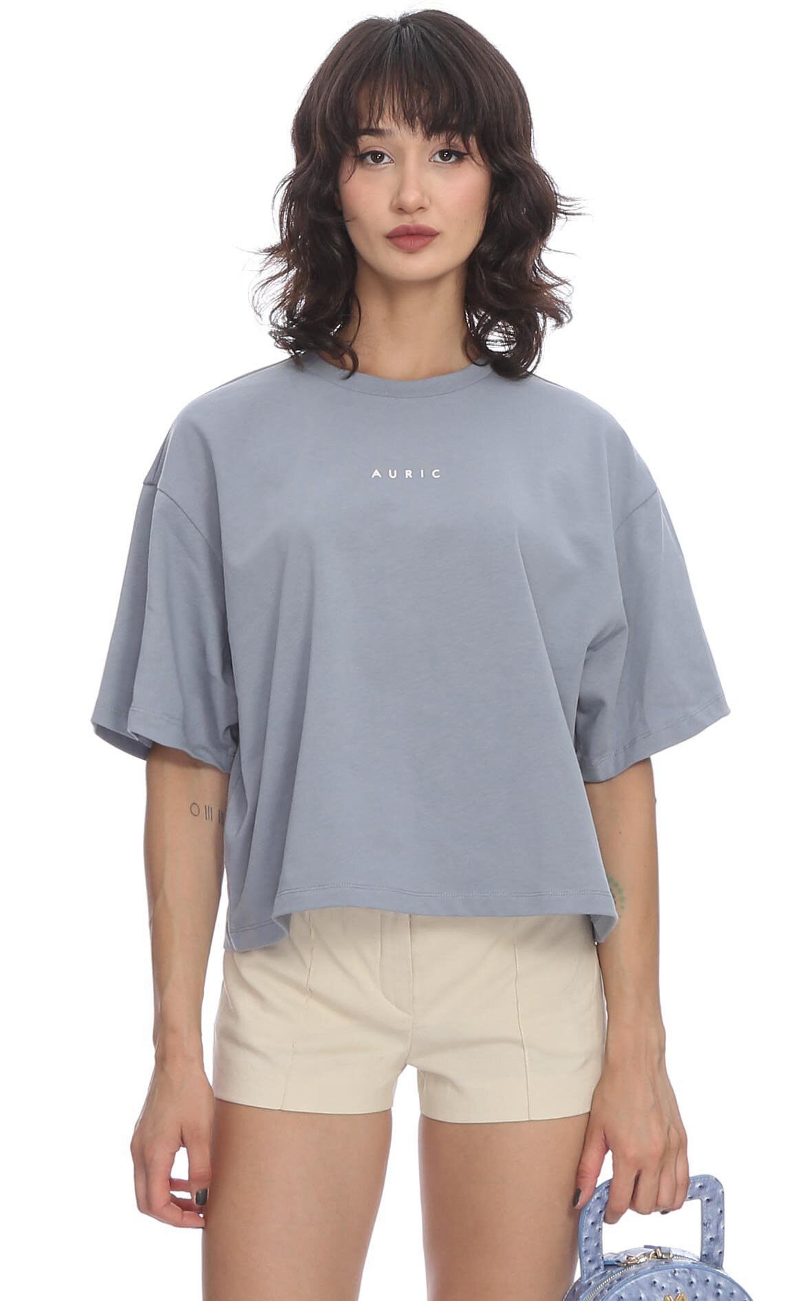 Auric-Auric Gri T-Shirt Auric-Auric Gri T-Shirt