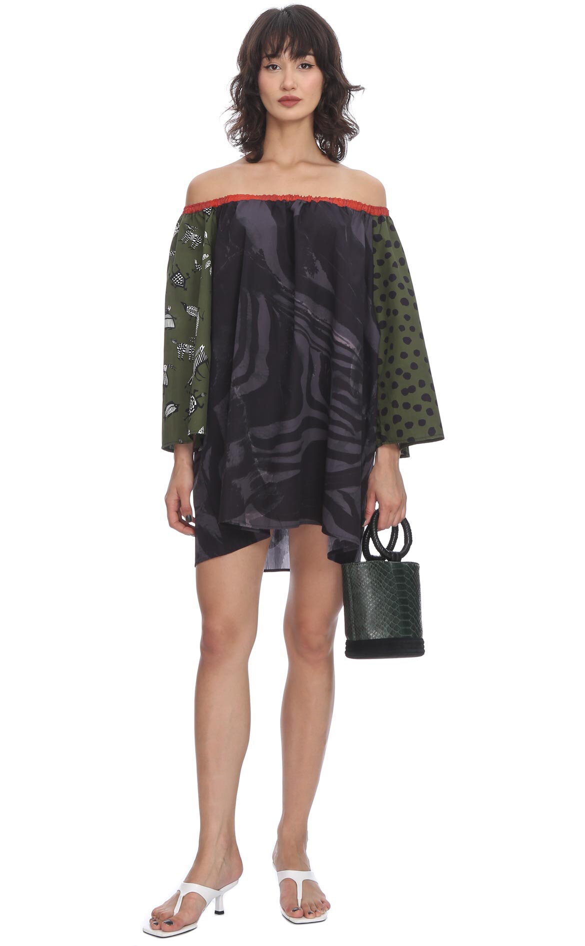 Matla-Matla Çok Renkli Elbise