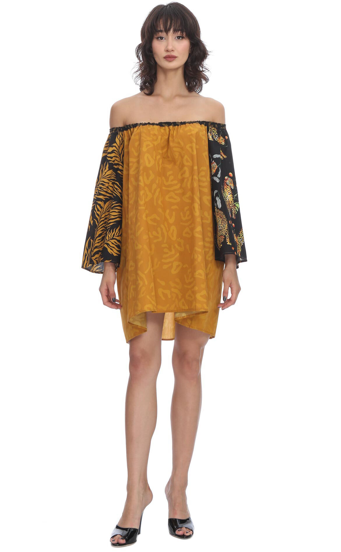 Matla-Matla Çok Renkli Elbise