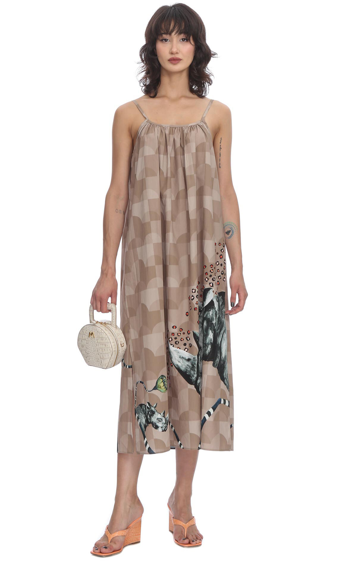 Matla-Matla Çok Renkli Elbise