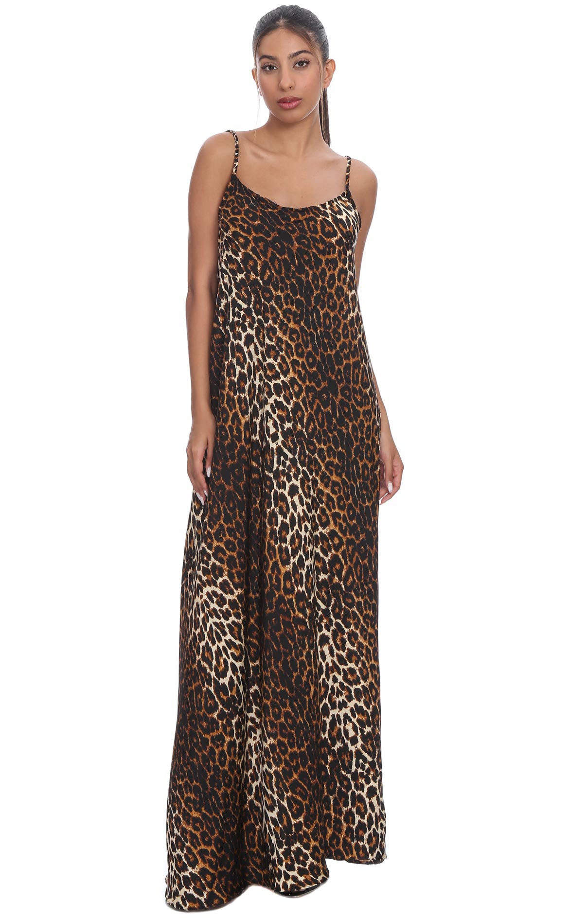 Bluesmelly-Blues Melly Leopar Desenli Elbise Bluesmelly-Blues Melly Leopar Desenli Elbise