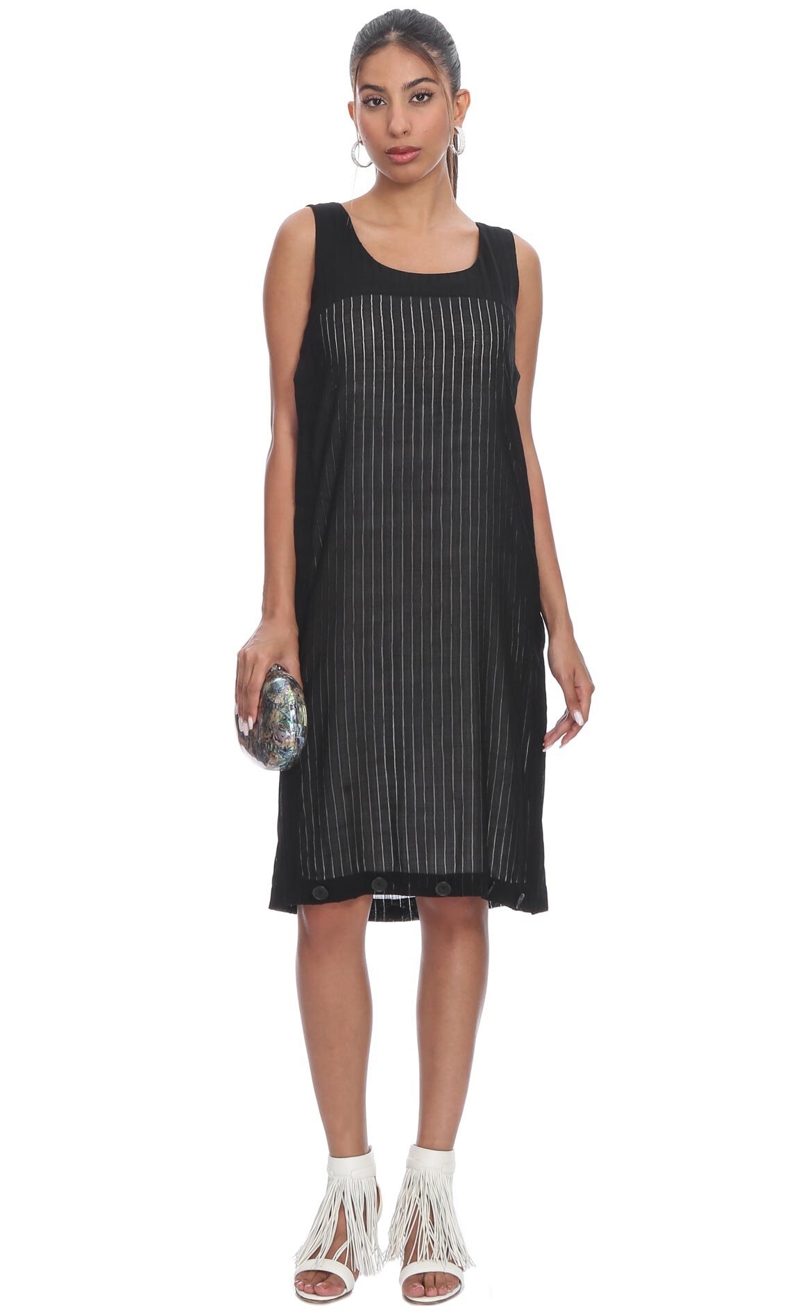 DKNY-DKNY Siyah Elbise