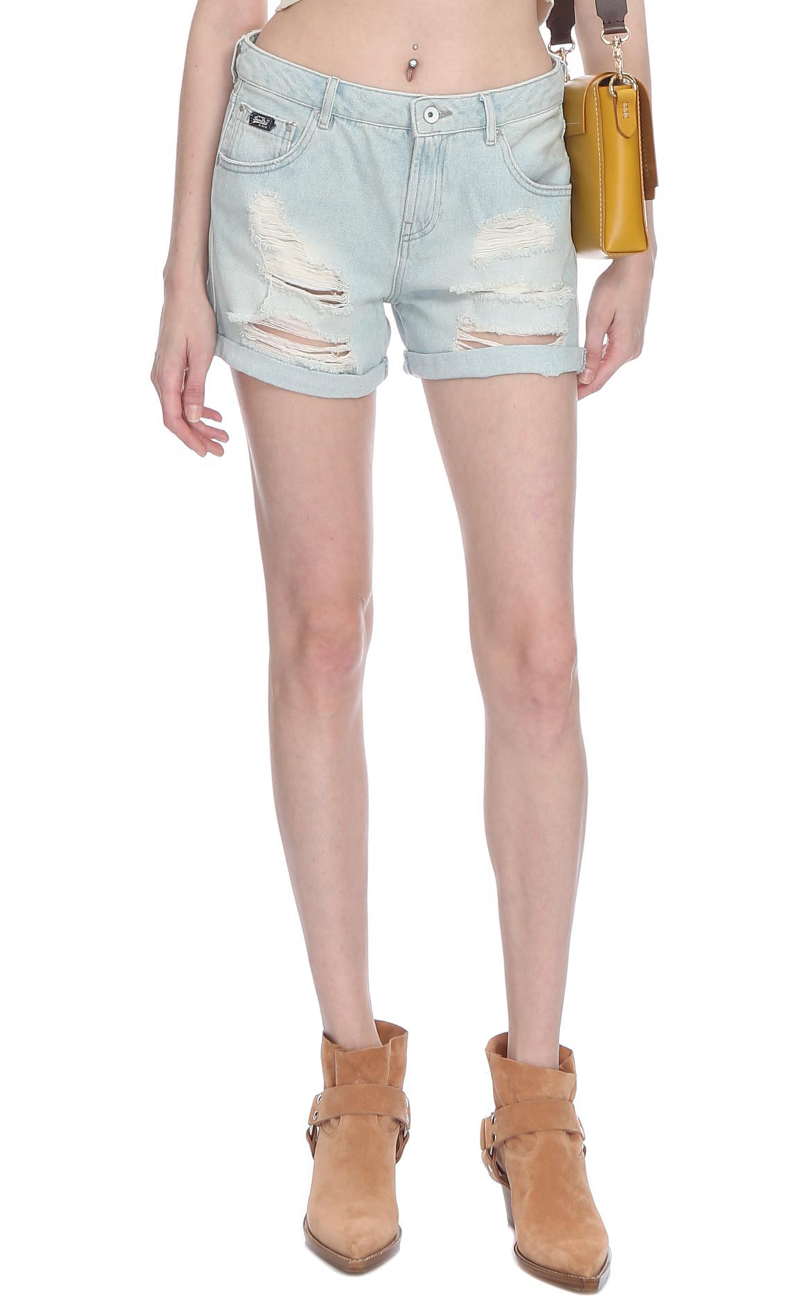 Superdry-Superdry Mavi Şort