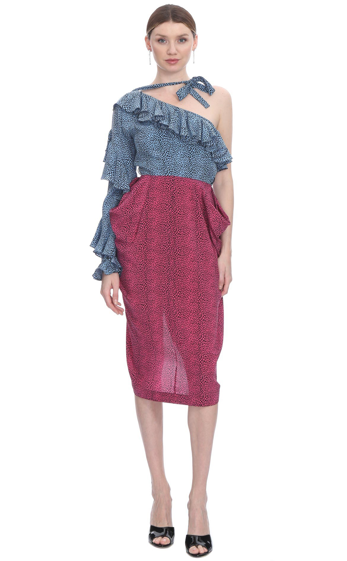 PHILISOPHY DI LORENZO SERAFINI-Philisopy Dı Lorenzo Serafini Çok Renkli elbise