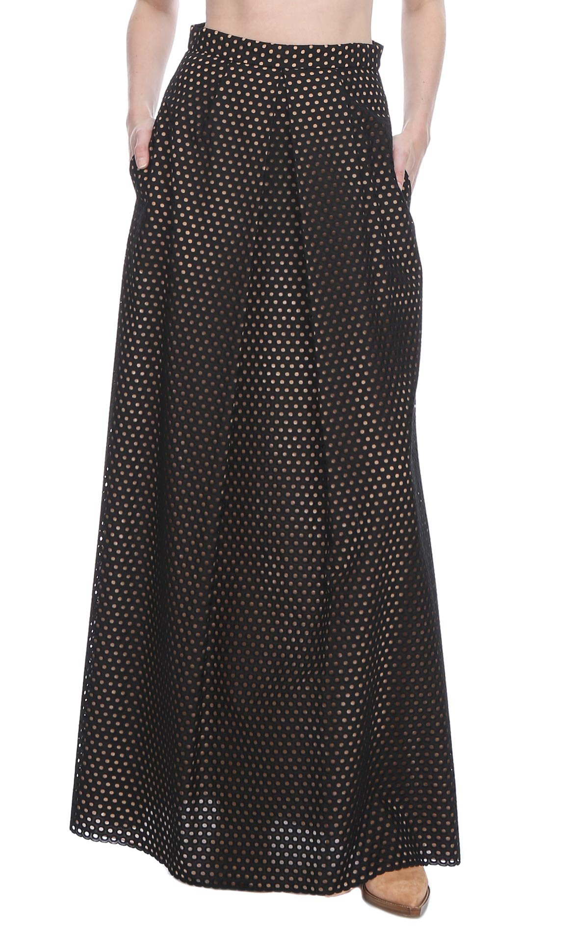 Michael Kors Collection-Michael Kors Siyah Etek Michael Kors Collection-Michael Kors Siyah Etek
