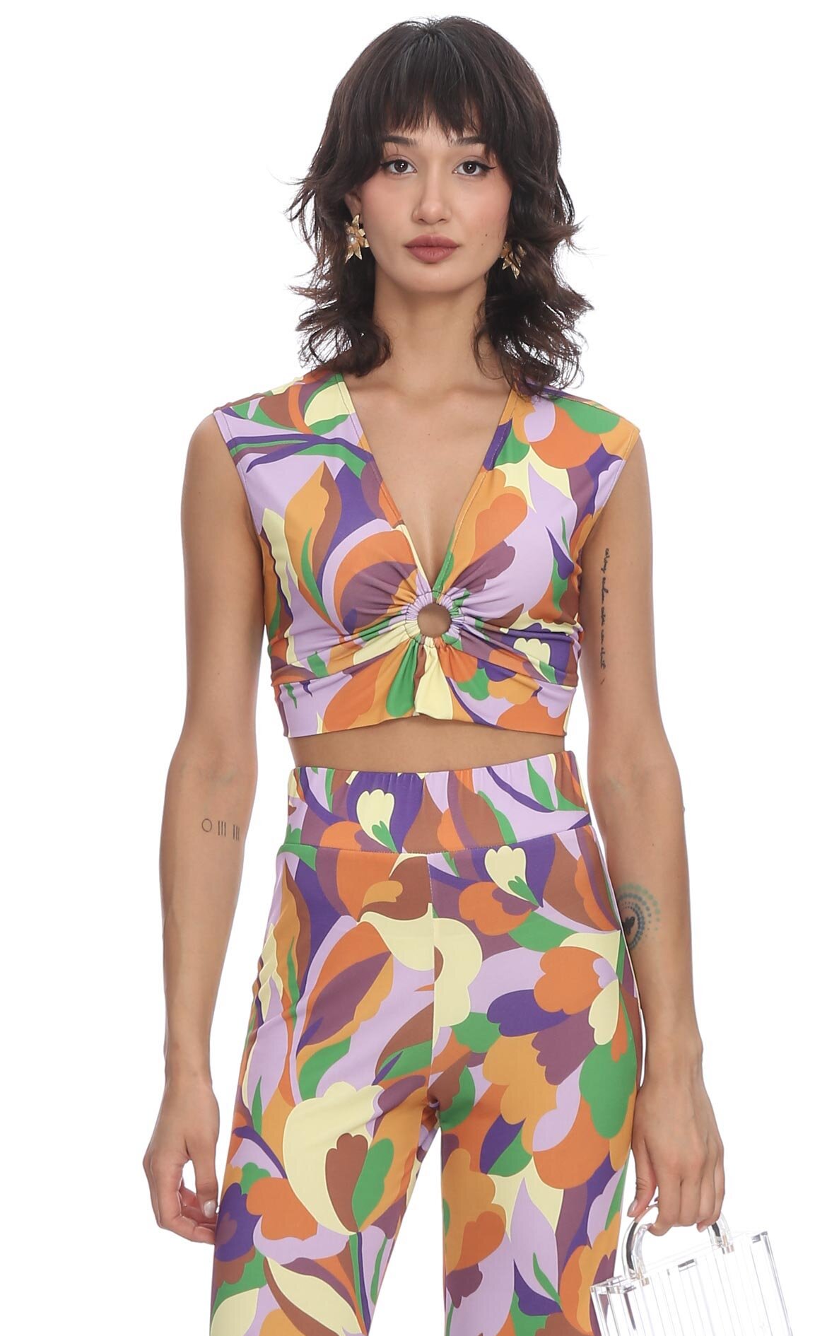 Rivus-Rivus Çok Renkli Bluz