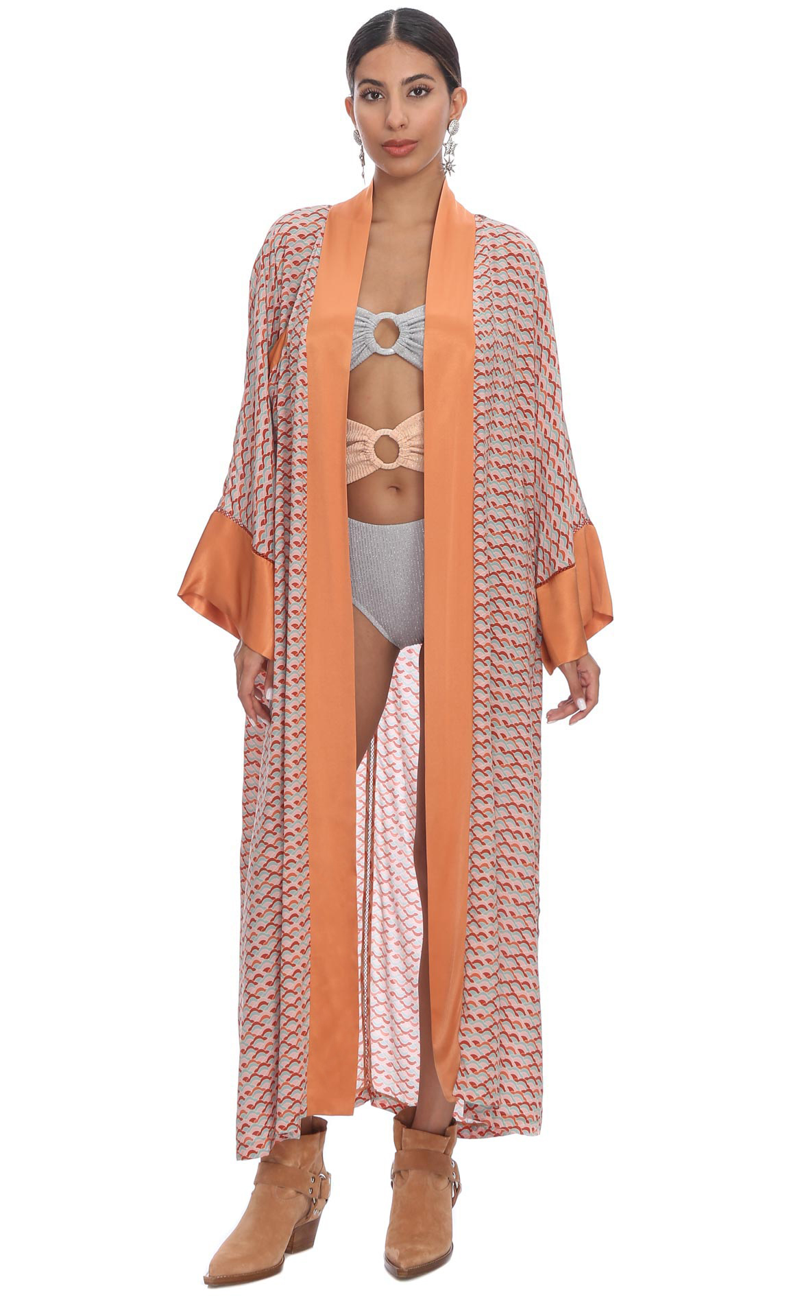 Movom-Movom Çok Renkli Kimono Movom-Movom Çok Renkli Kimono