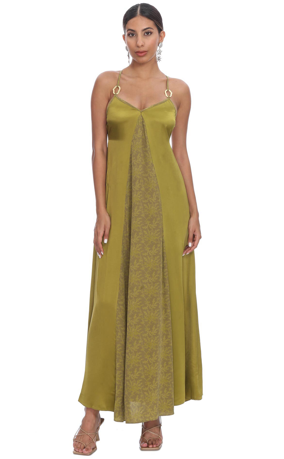 Movom-Movom Yeşil Elbise