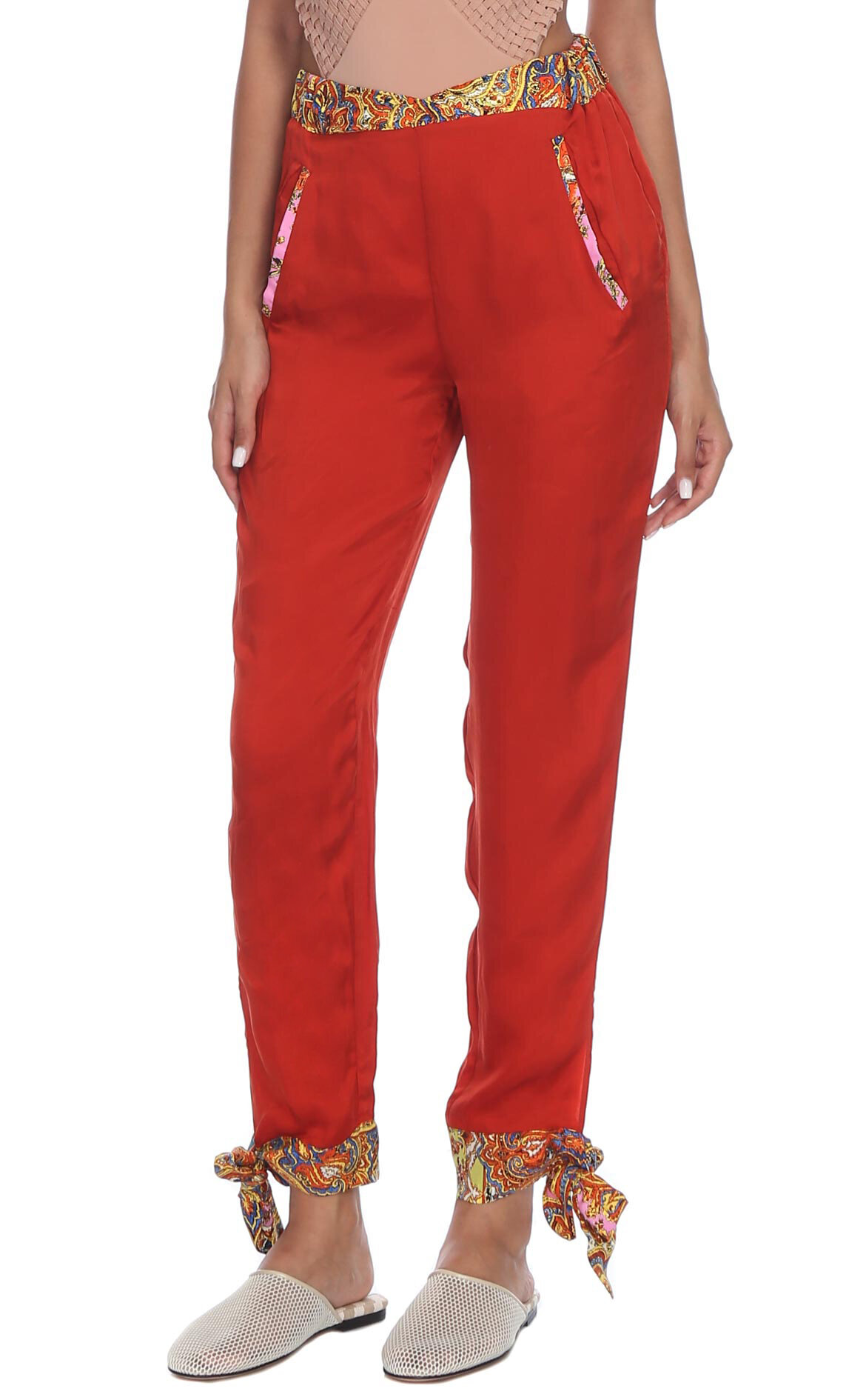 Movom-Movom Kırmızı Pantolon