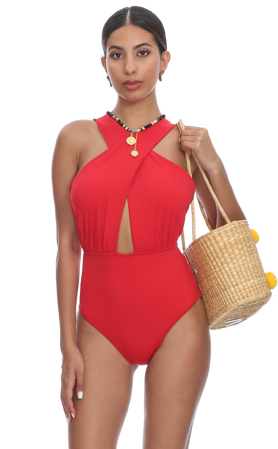 Minca Swimwear-Minca Swimwear Kırmızı Mayo