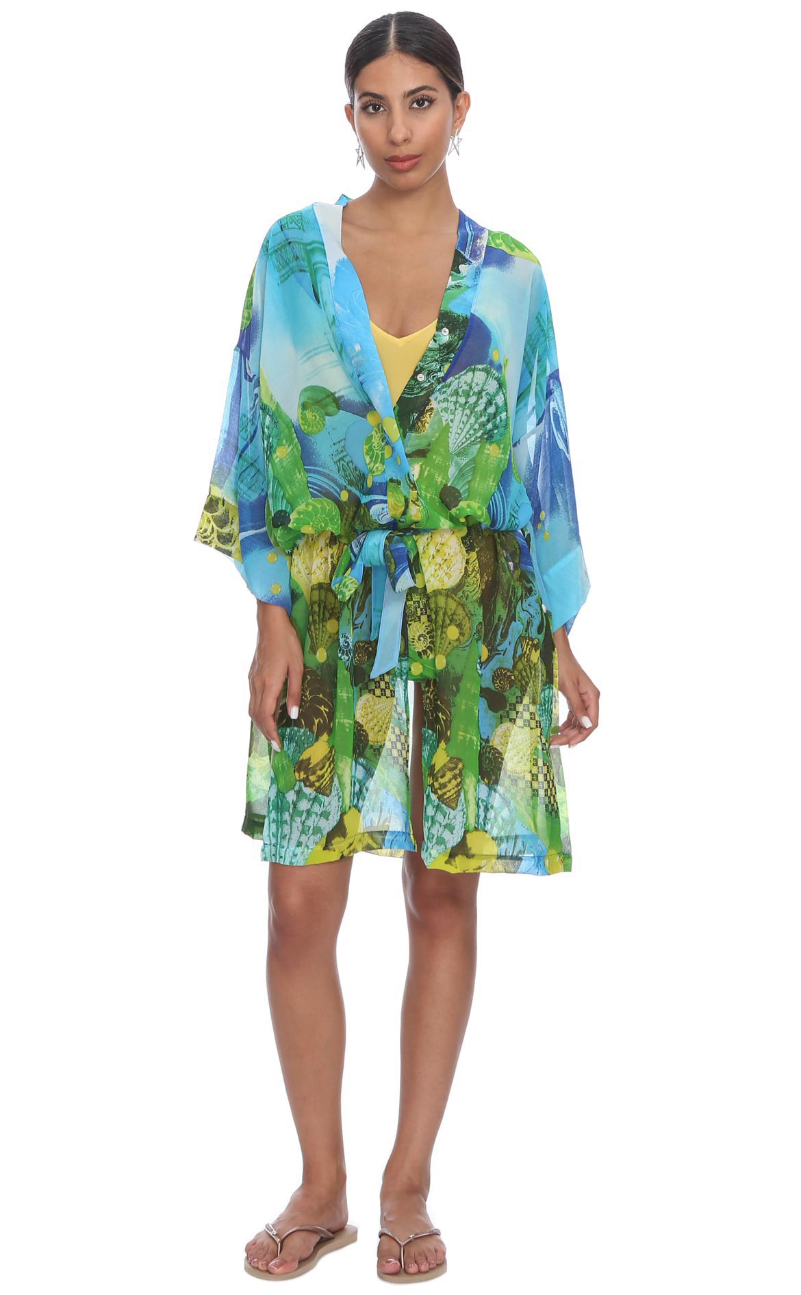 Minca Swimwear-Minca Swimwear Çok Renkli Kimono Minca Swimwear-Minca Swimwear Çok Renkli Kimono