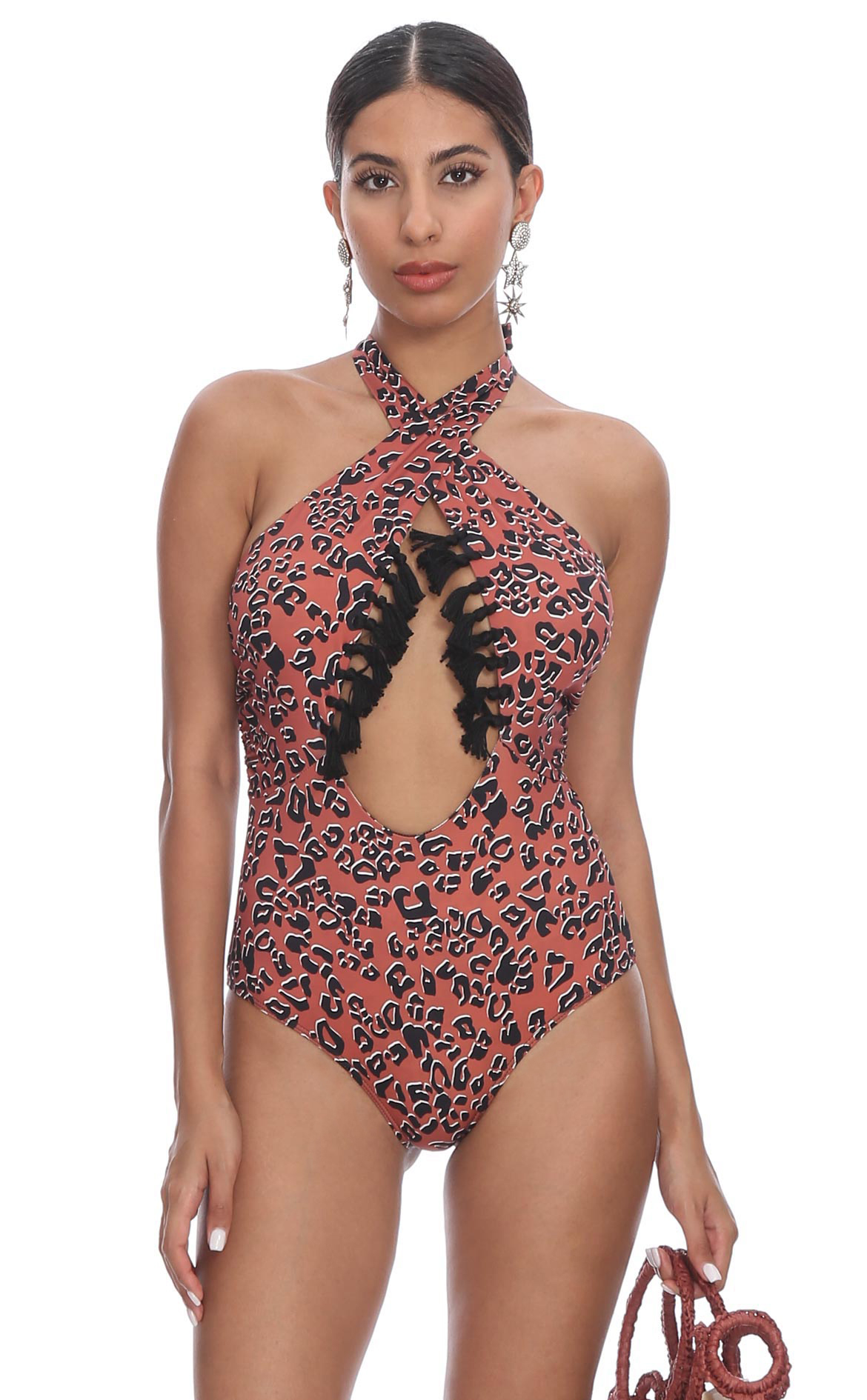 Beach Riot-Beach Riot Leopar Mayo Beach Riot-Beach Riot Leopar Mayo