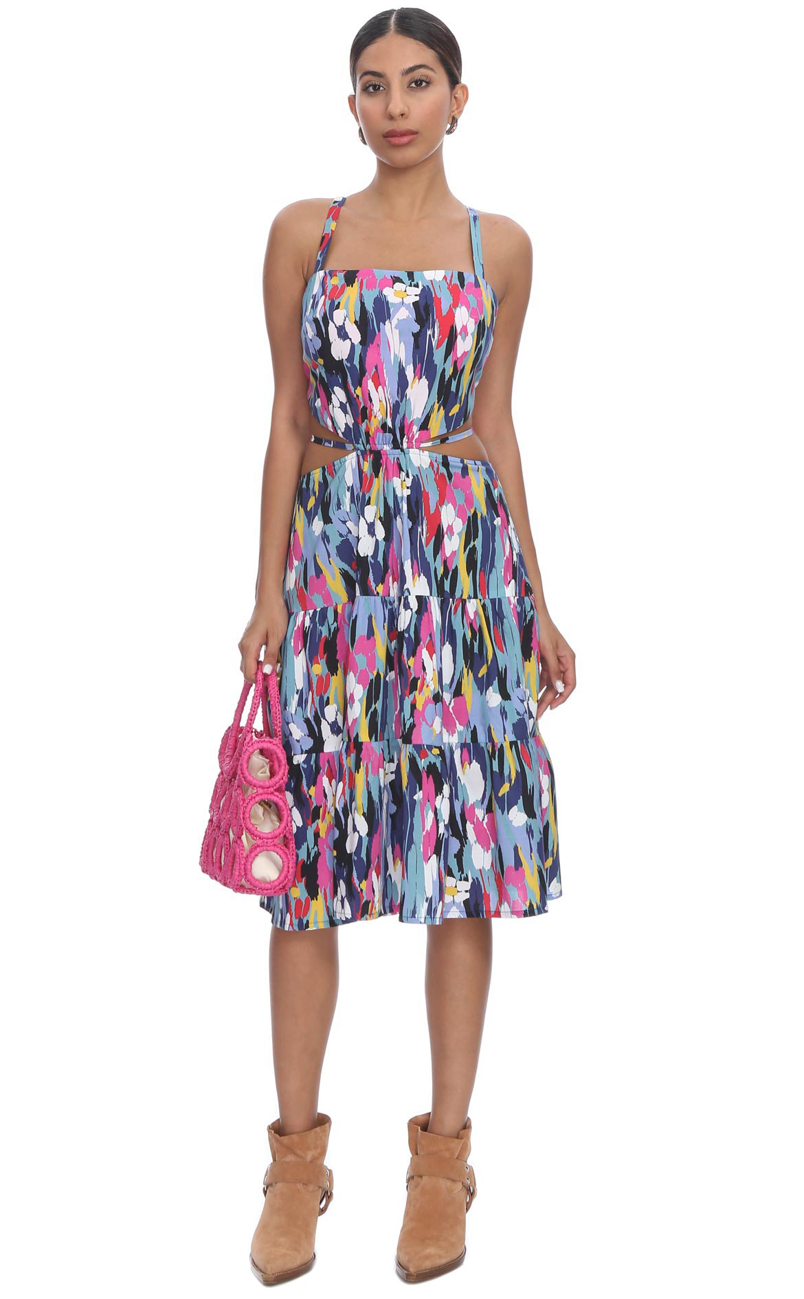 Lalipop Design-Lalipop Desing Çok Renkli Elbise