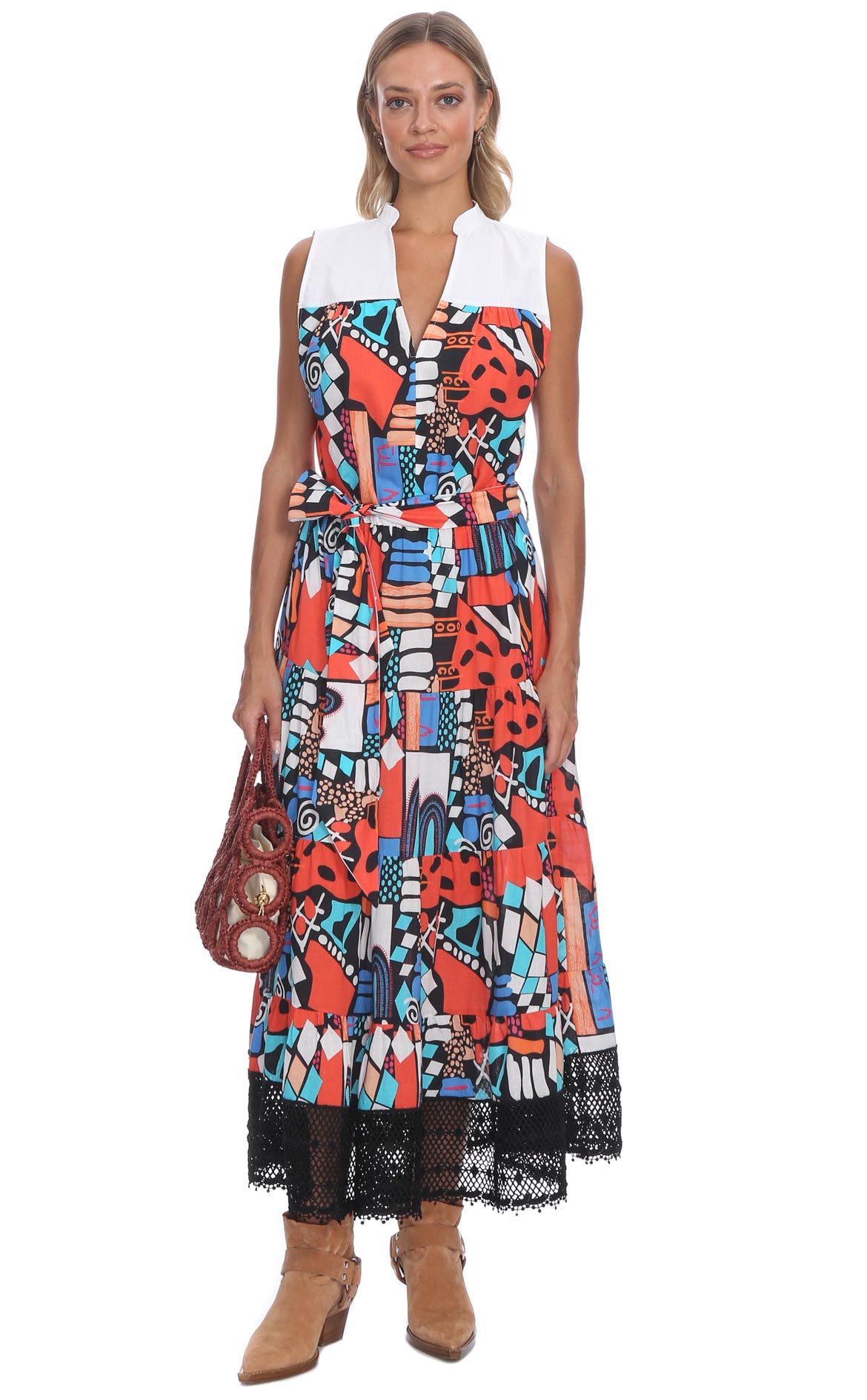 Lalipop Design-Lalipop Desing Çok Renkli Elbise