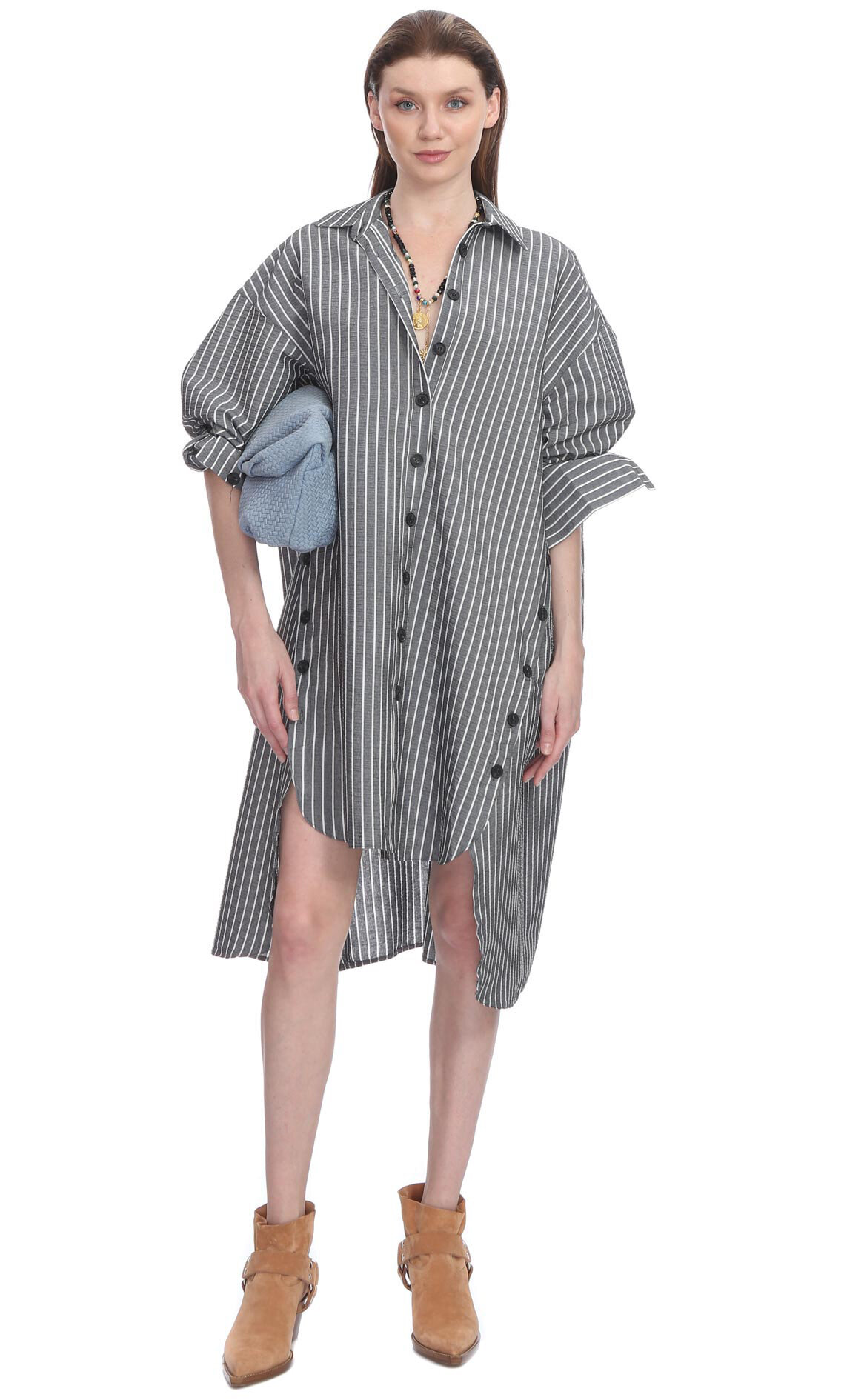 Rivus-Rivus Gri Gömlek