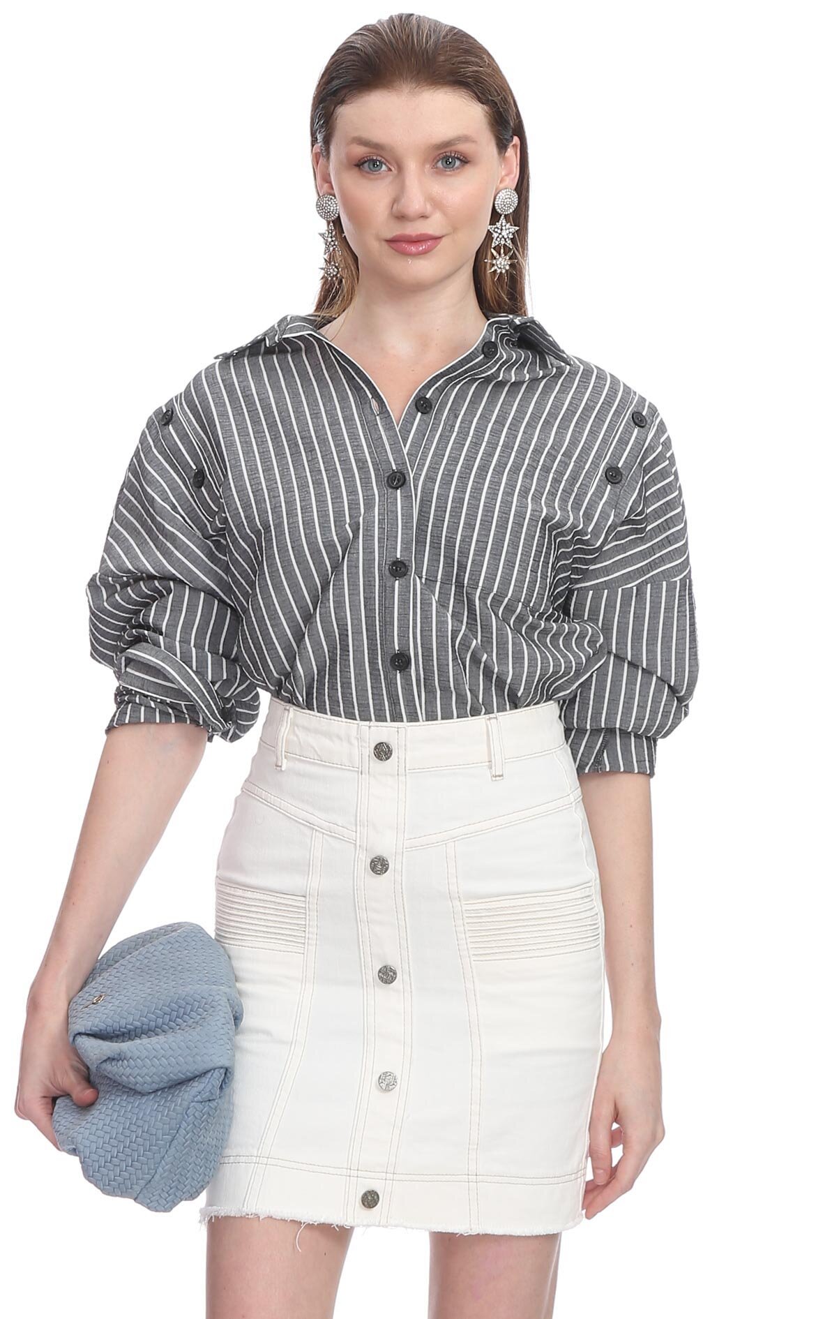 Rivus-Rivus Gri Gömlek