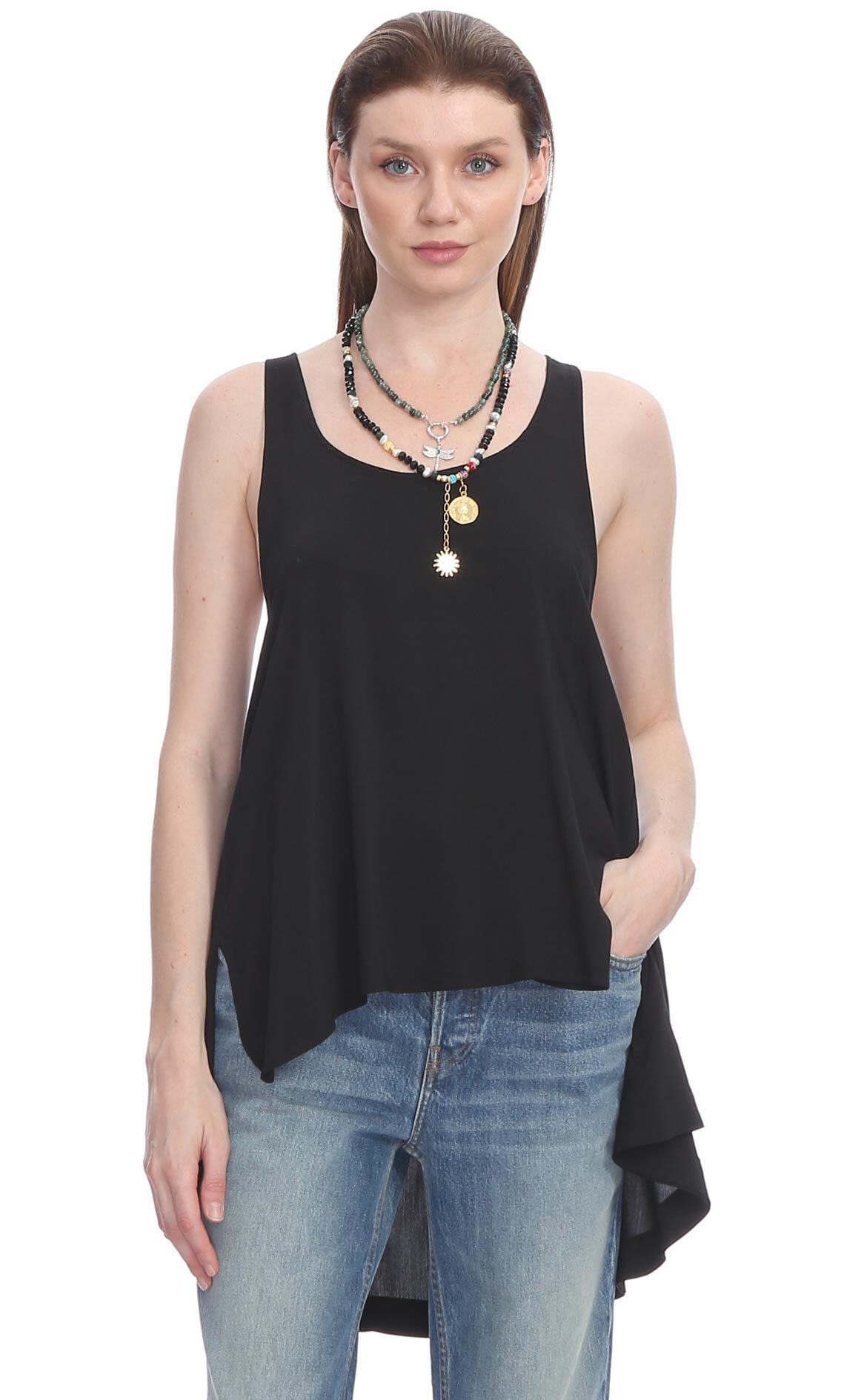 Rivus-Rivus Siyah Bluz