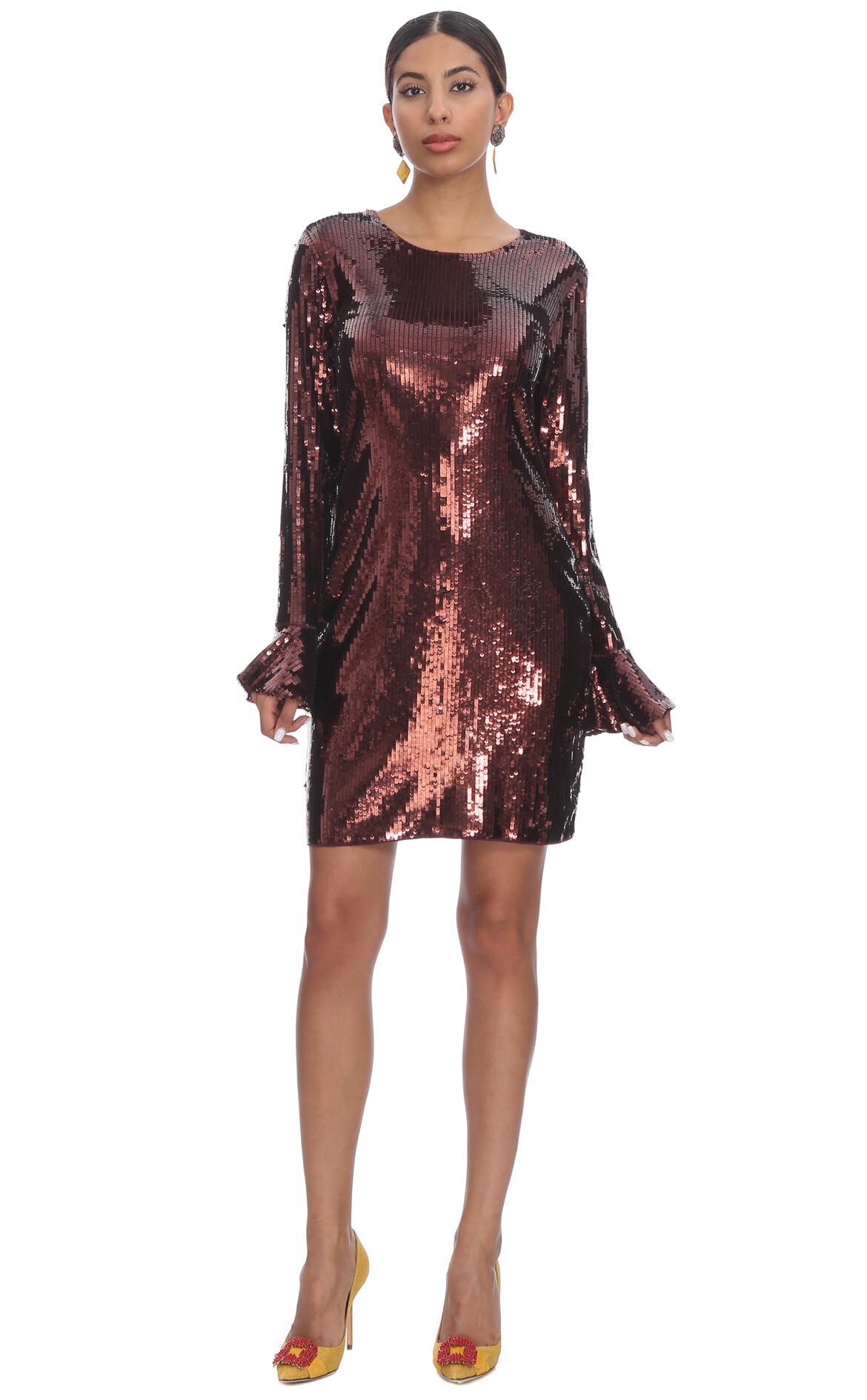 MICHAEL Michael Kors-Michael Michael Kors Kahverengi Elbise