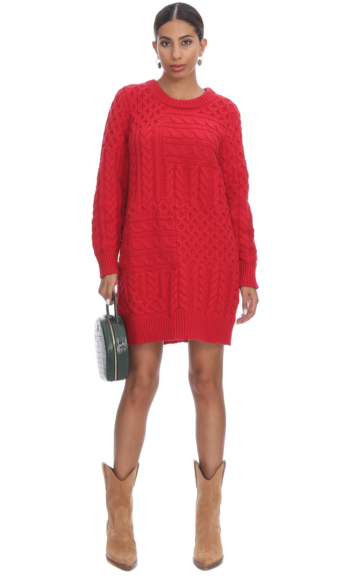 MICHAEL Michael Kors-Michael Michael Kors Kırmızı Elbise