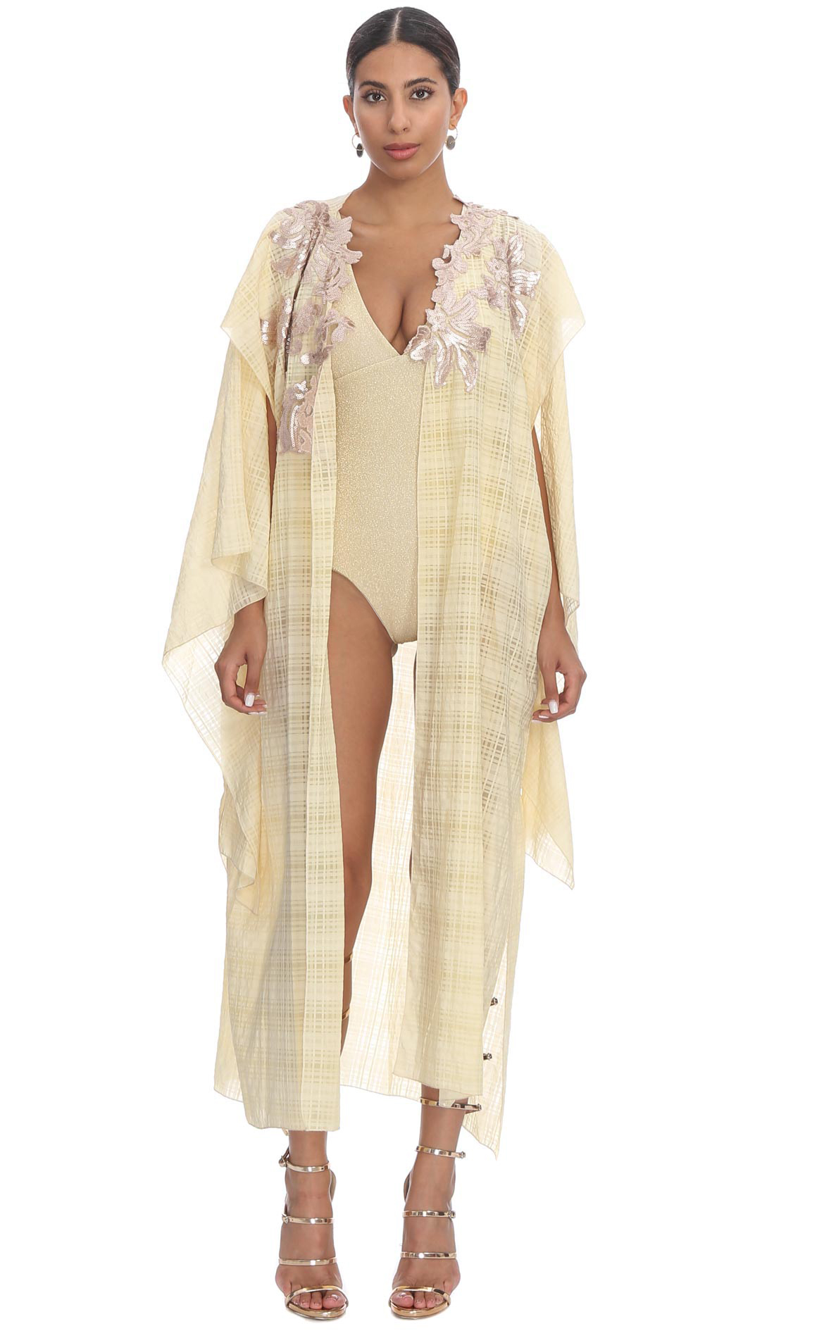 Çiğdem Akın-Çiğdem Akın Sarı Kimono Çiğdem Akın-Çiğdem Akın Sarı Kimono