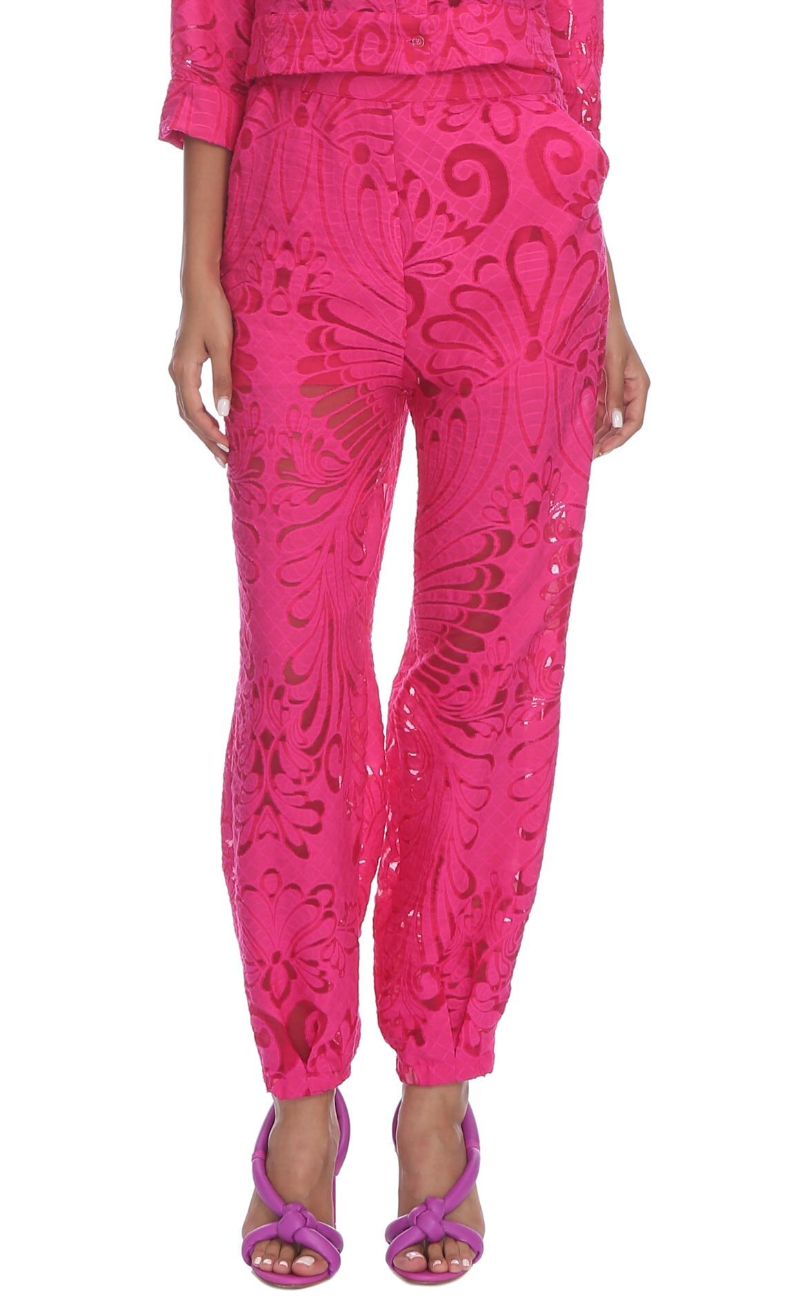 Atolye No6-Atölye No6 Pembe Pantolon