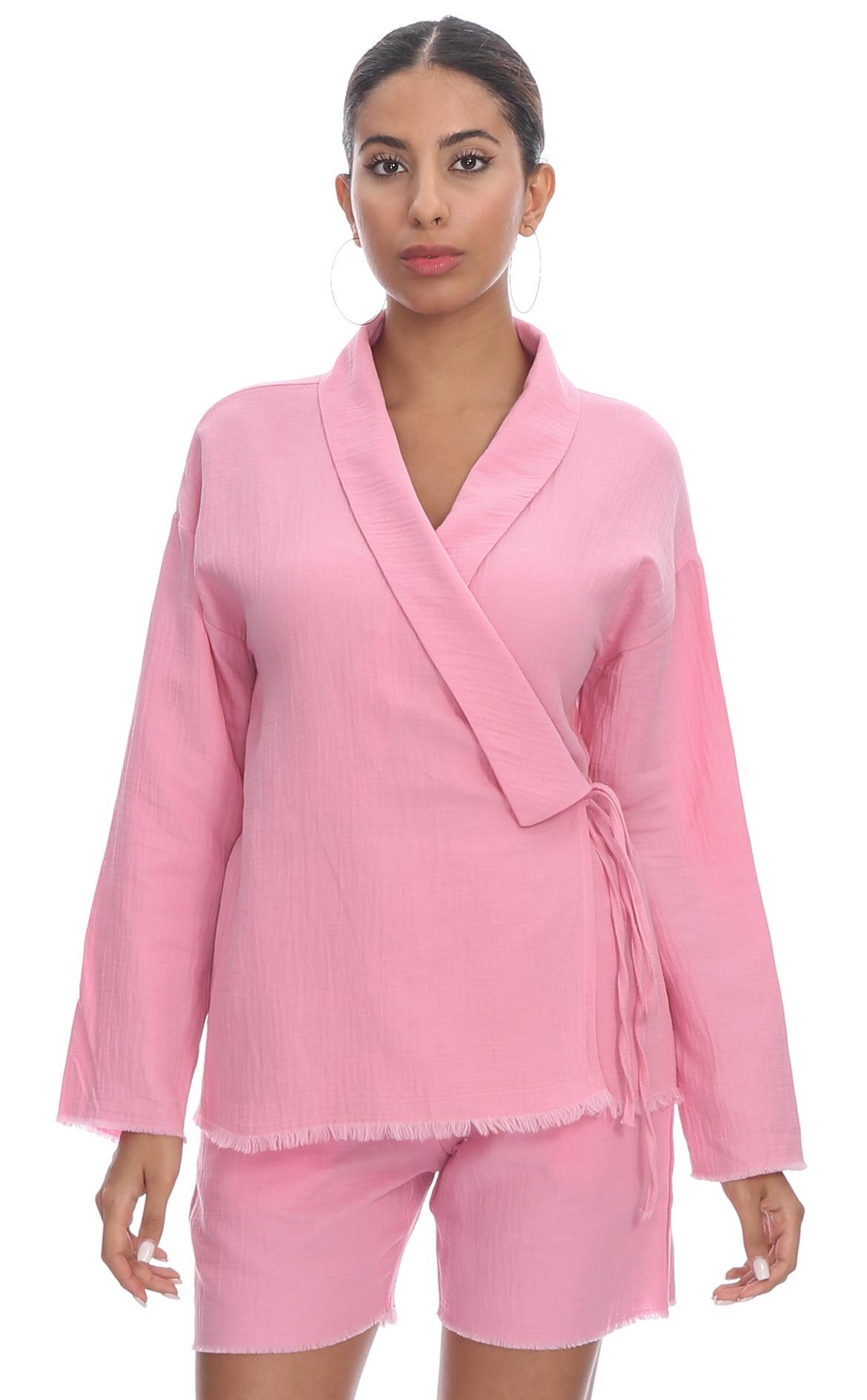 Nikky Mc Bridget-Nikky Mc Bridget Pembe Gömlek